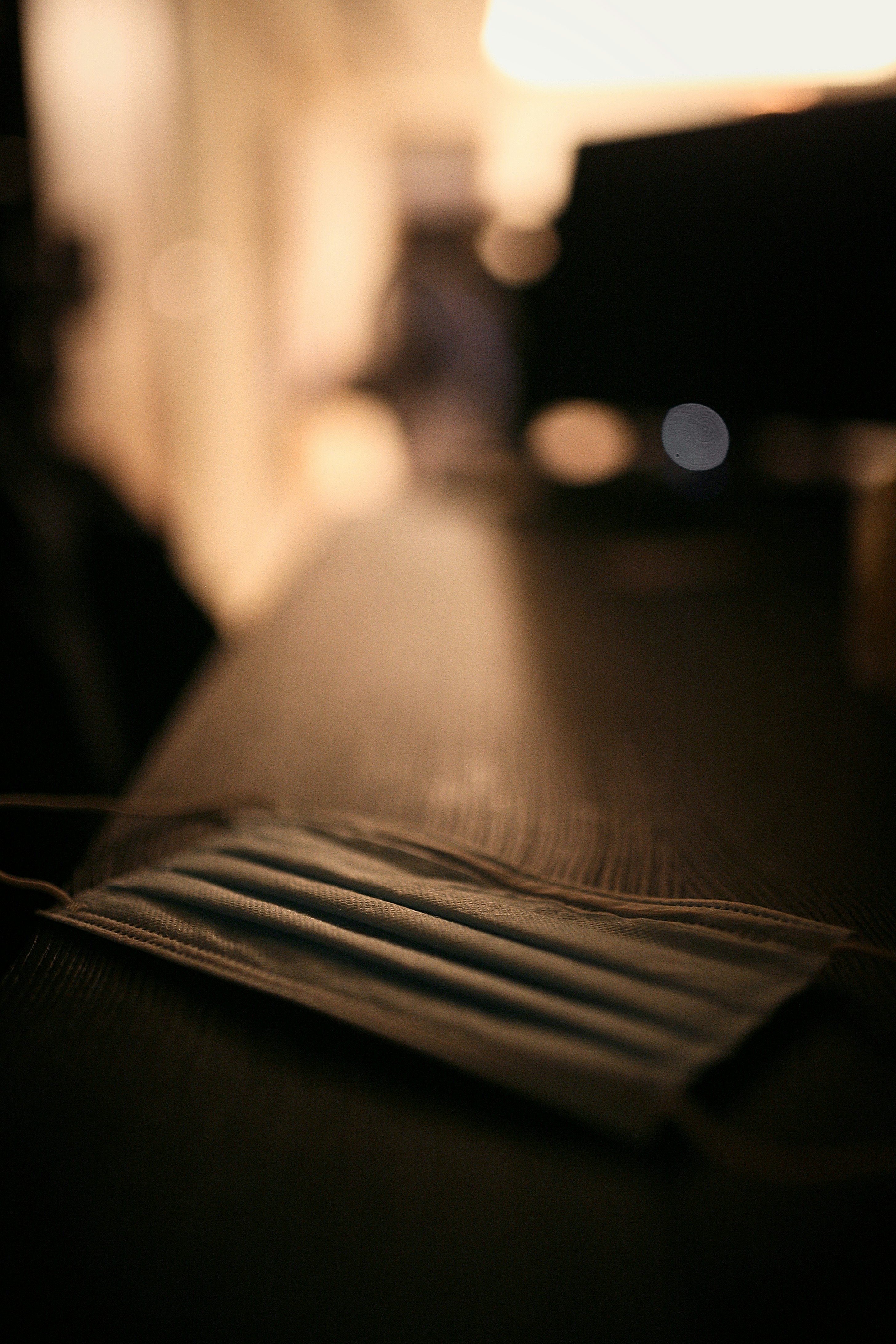 white book on black table