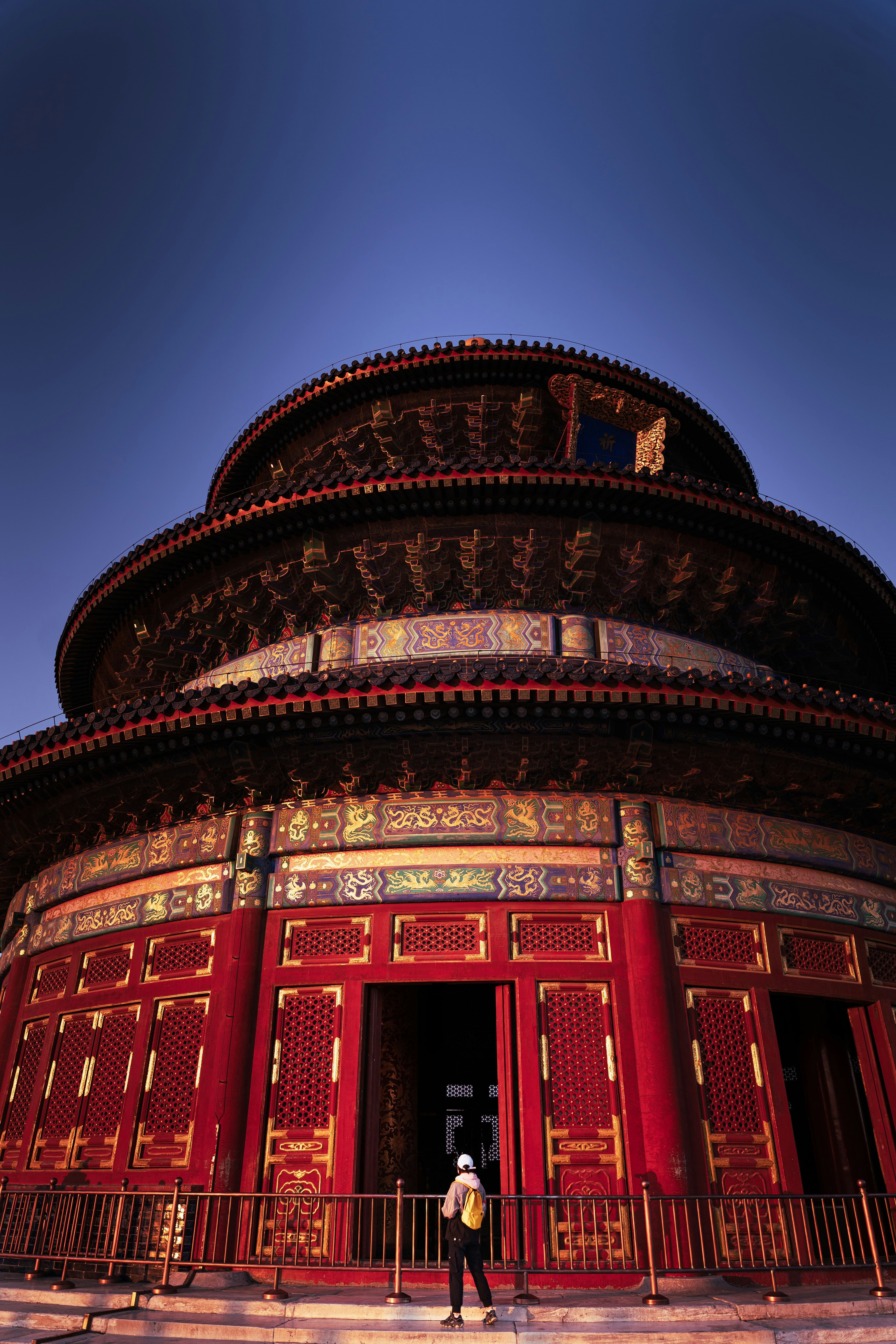 Guarded Gable: A Visitor at the Temple’s Threshold