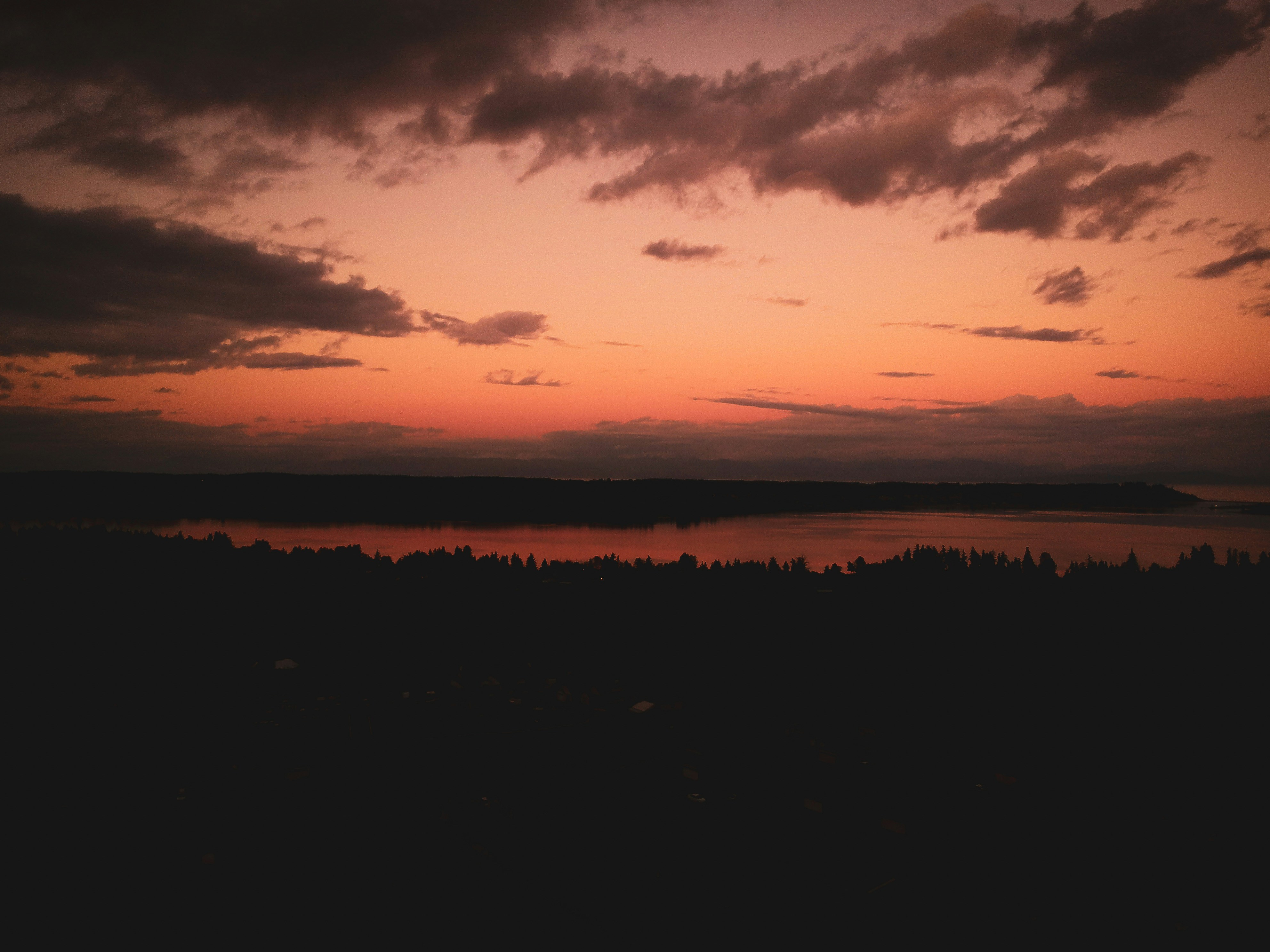 Ember Horizon over a Quiet Shore