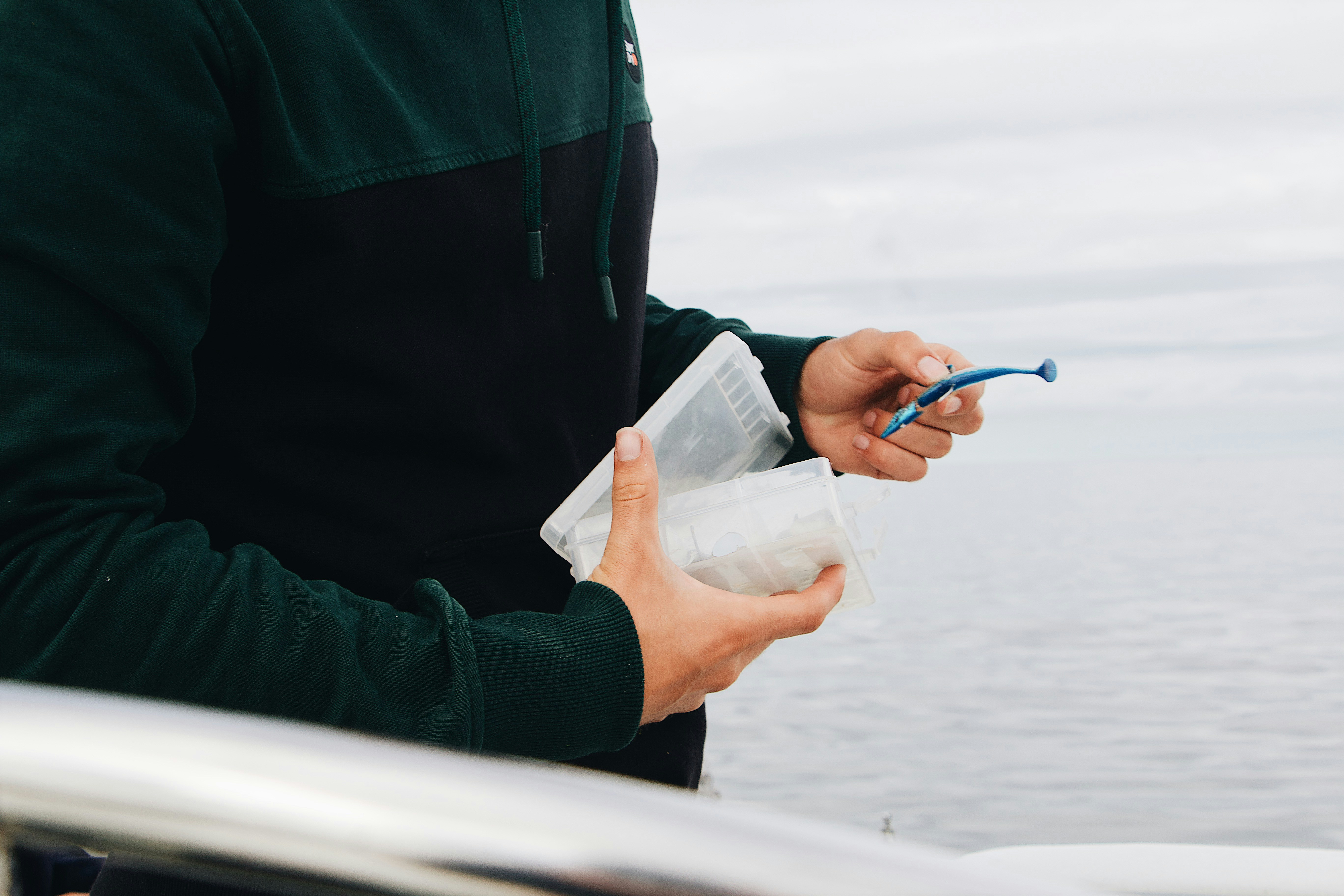Railing Moment: Handling Gear Over the Open Sea