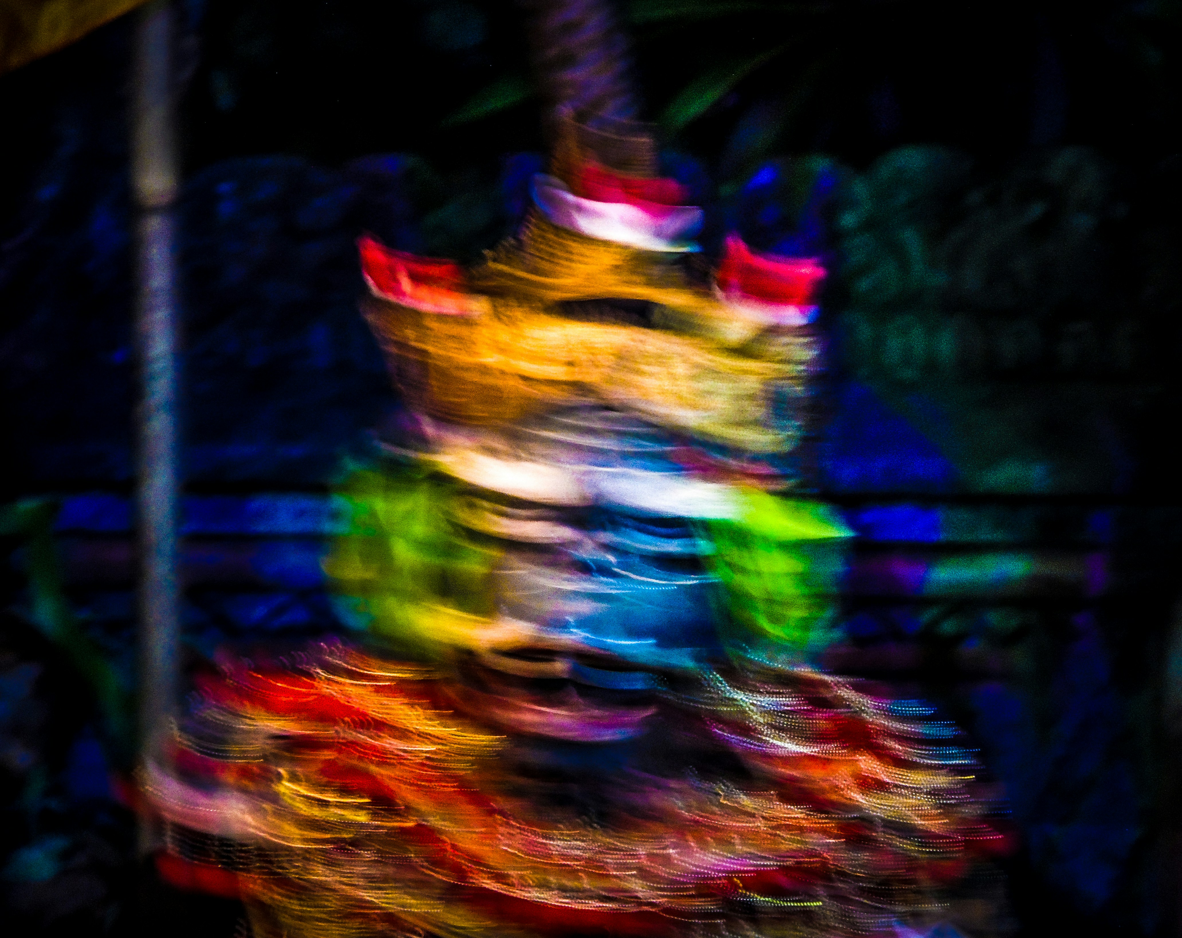 creating new and different beings through movement, light and color through photo editing here offers a unique vision of possible life on other planes or in dreams, much like painting on canvas from one's own imagination.