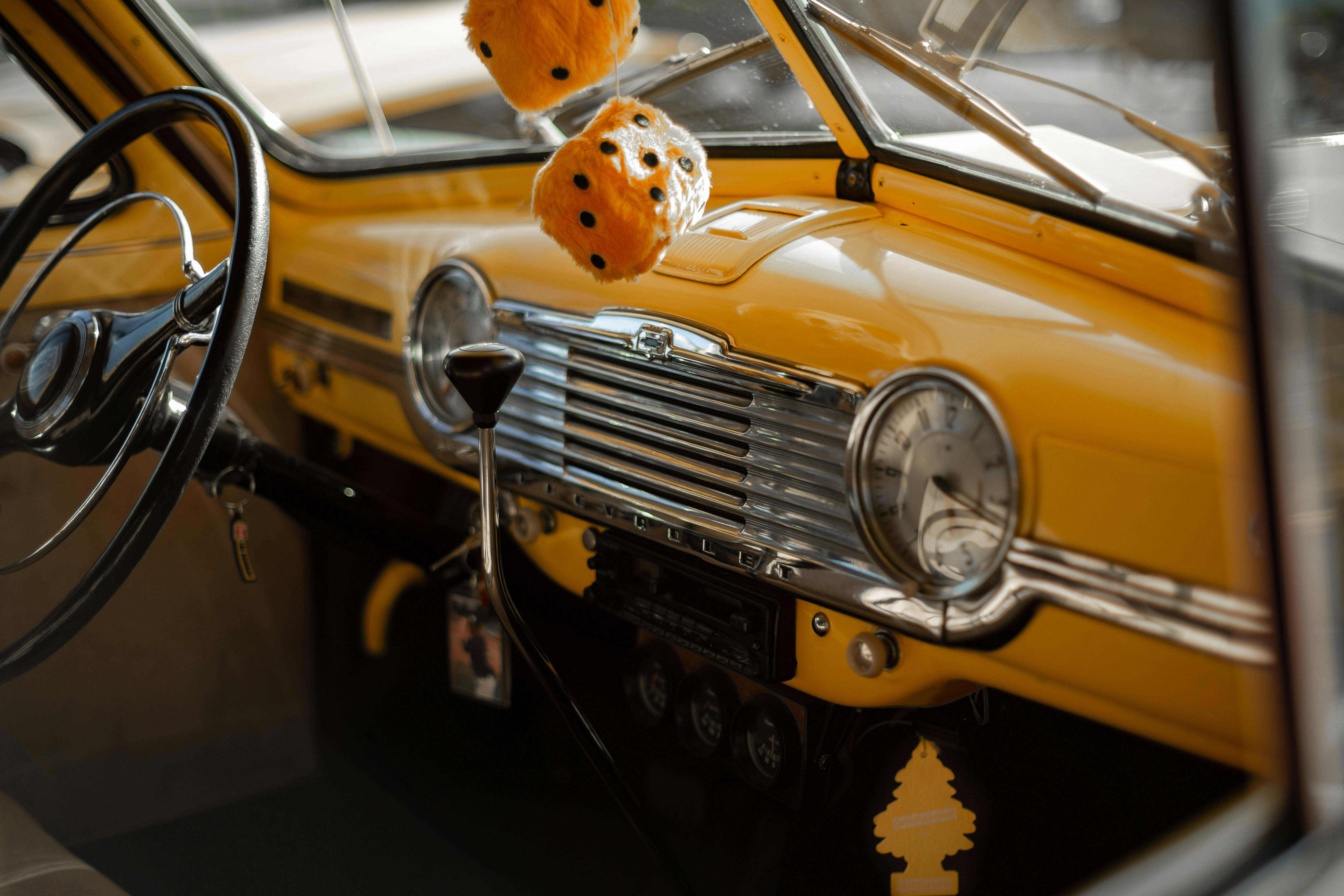 Vintage Charm: A Glimpse into Classic Automotive Interior