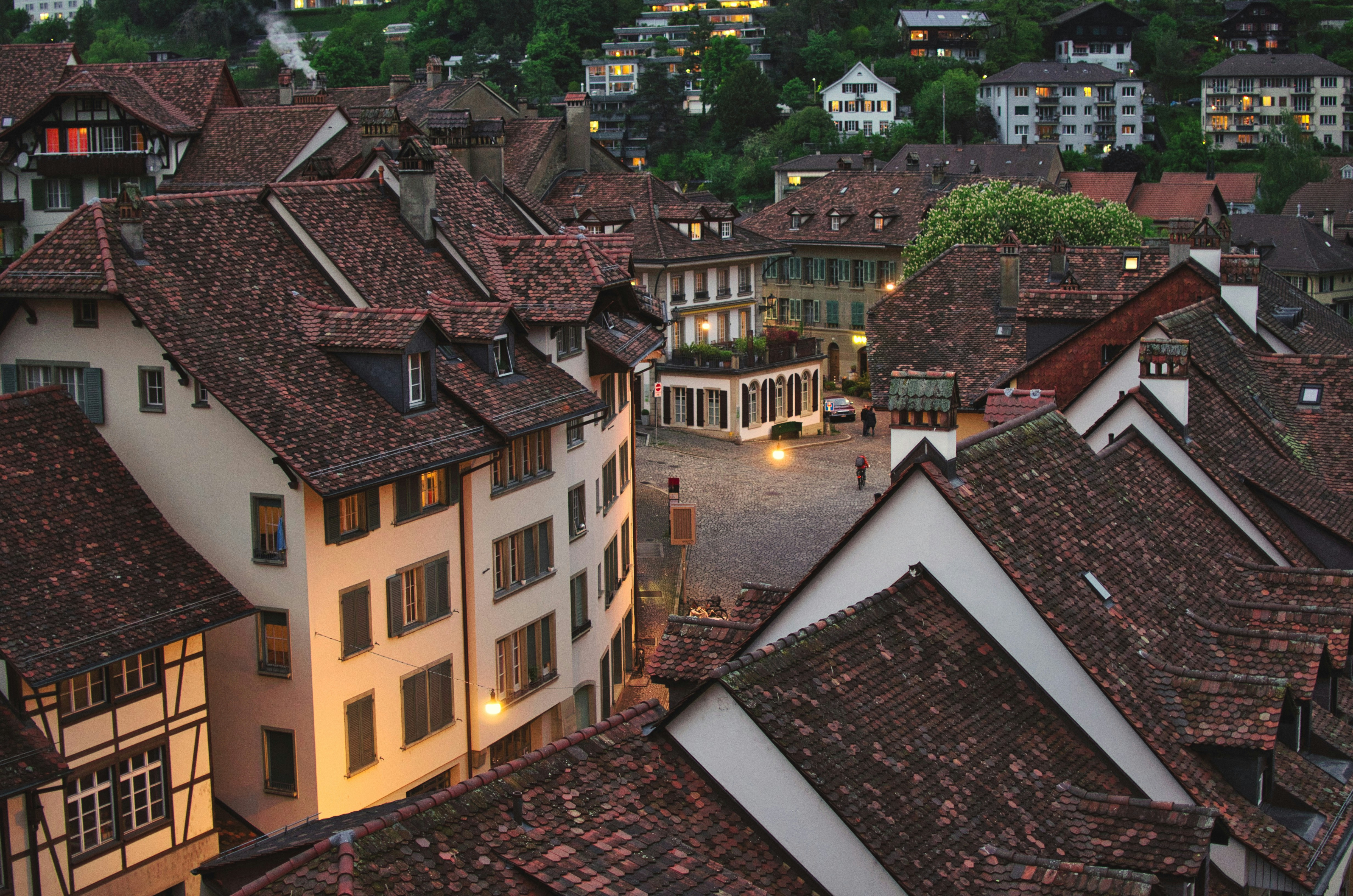 Golden Evening over Bern's Historic RooftopsVictoria Prymak