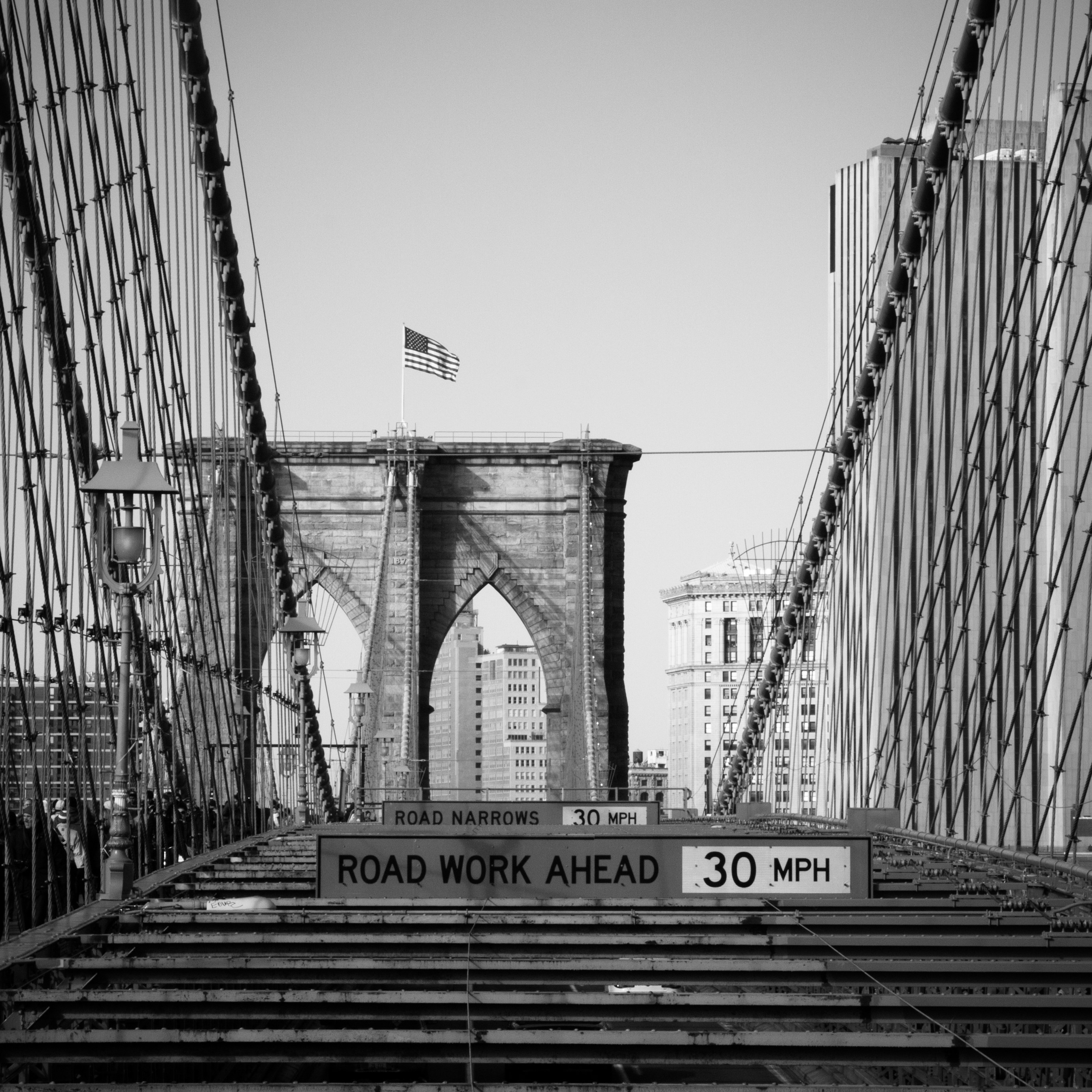 On the Brooklyn Bridge