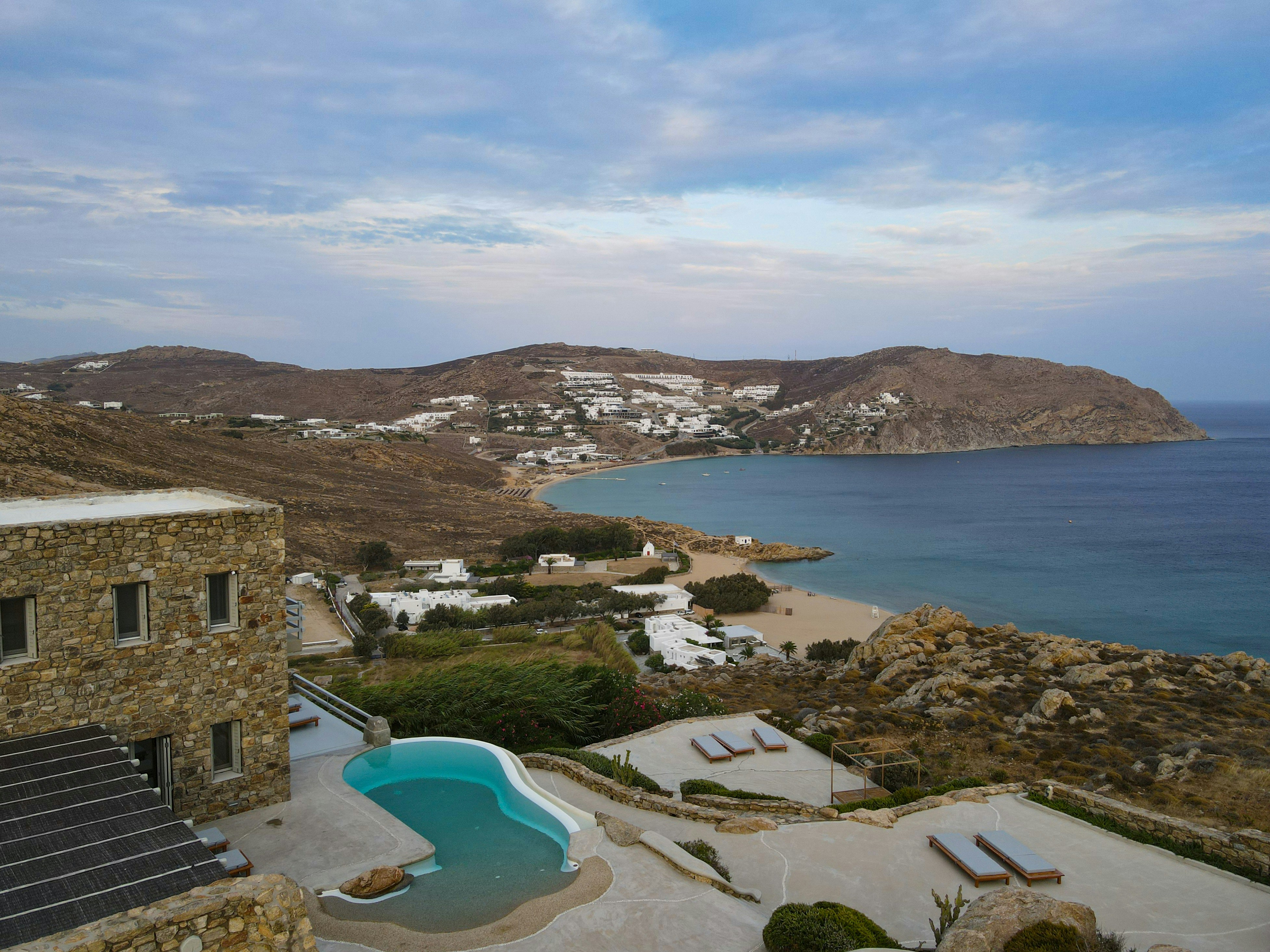 An amazing Villa located at Elia, Mykonos island, Greece.