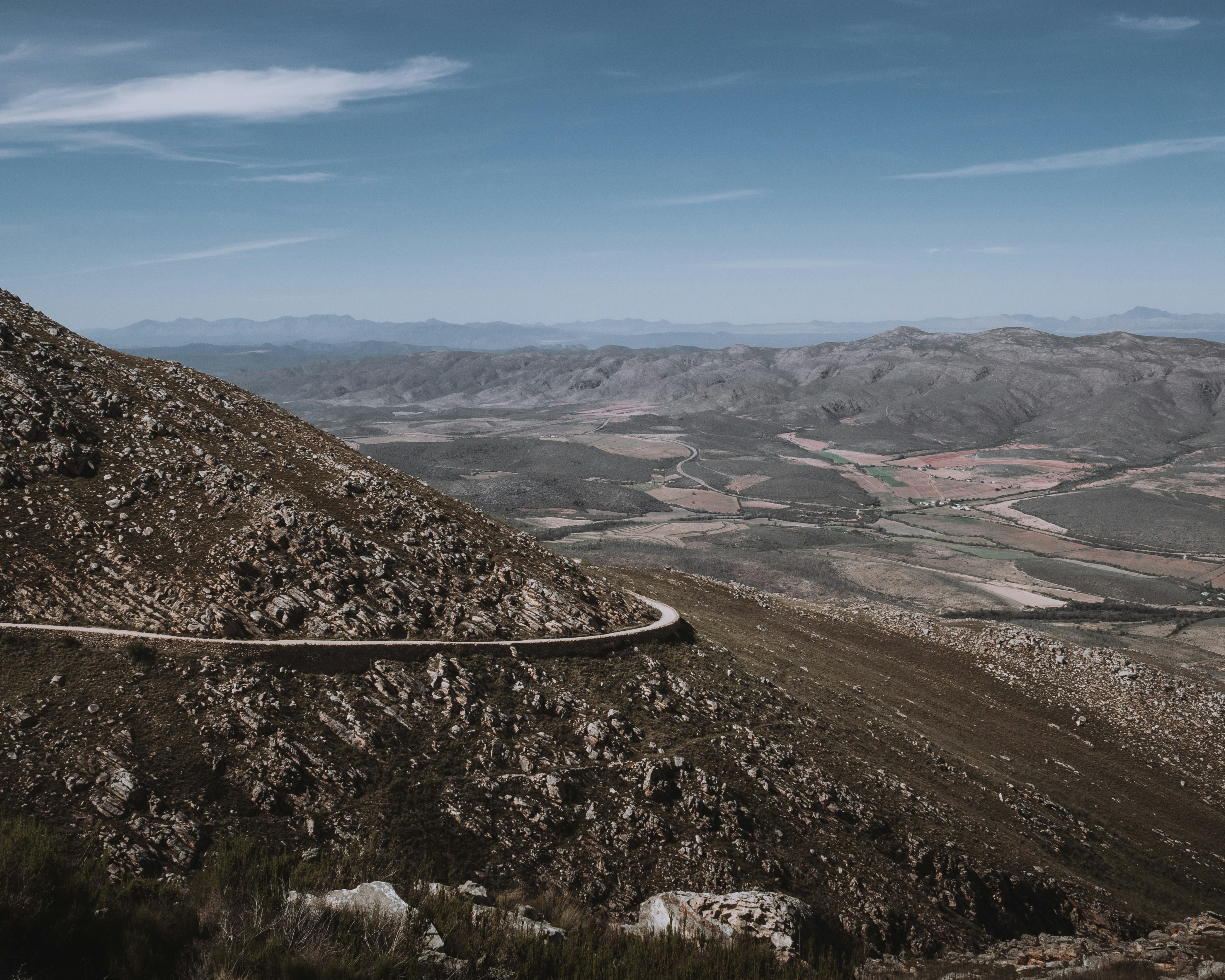 Switchback Silk: A Mountain Road Embraces the Quiet Valleys