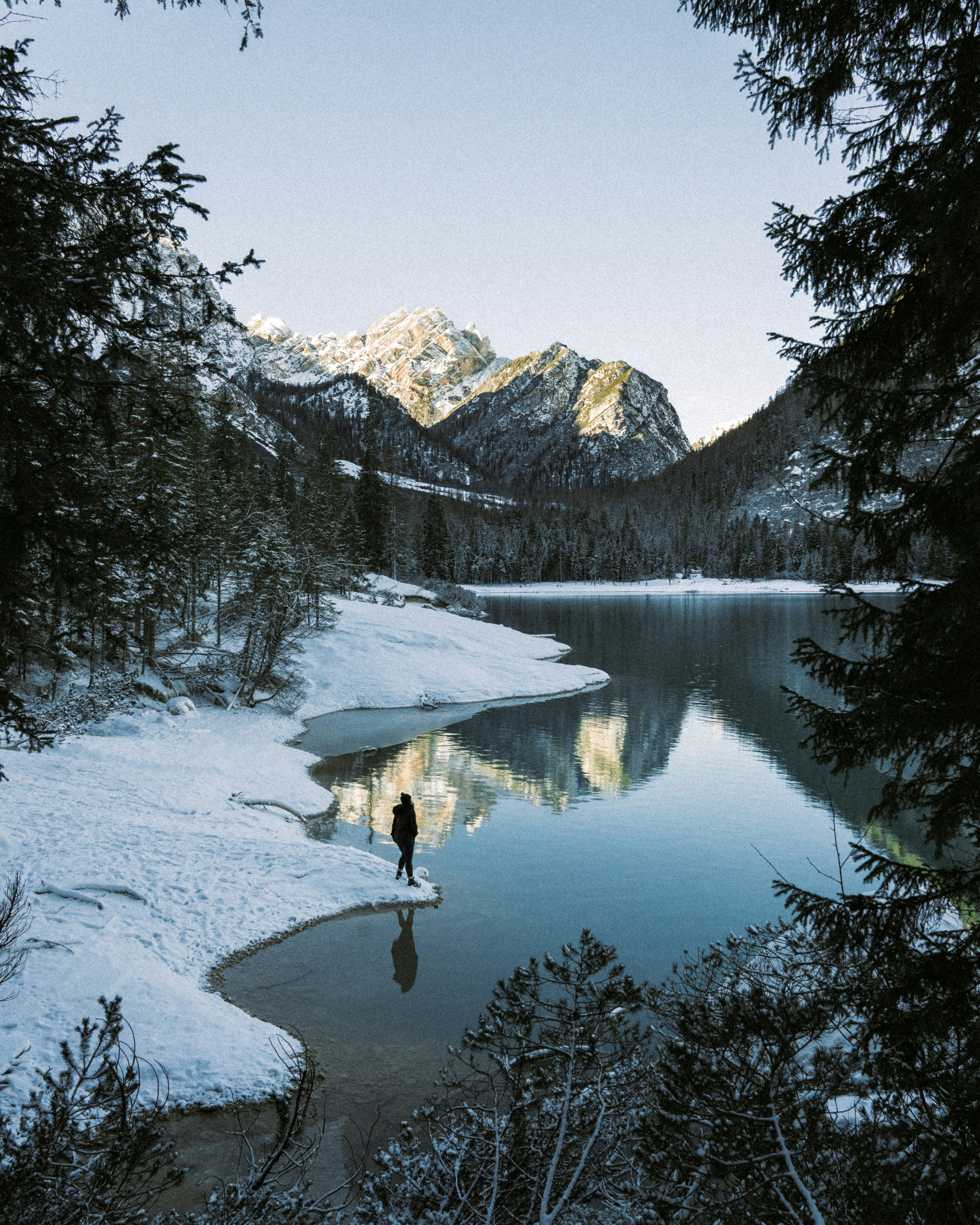 Echoes of Tranquility in a Winter Wonderland