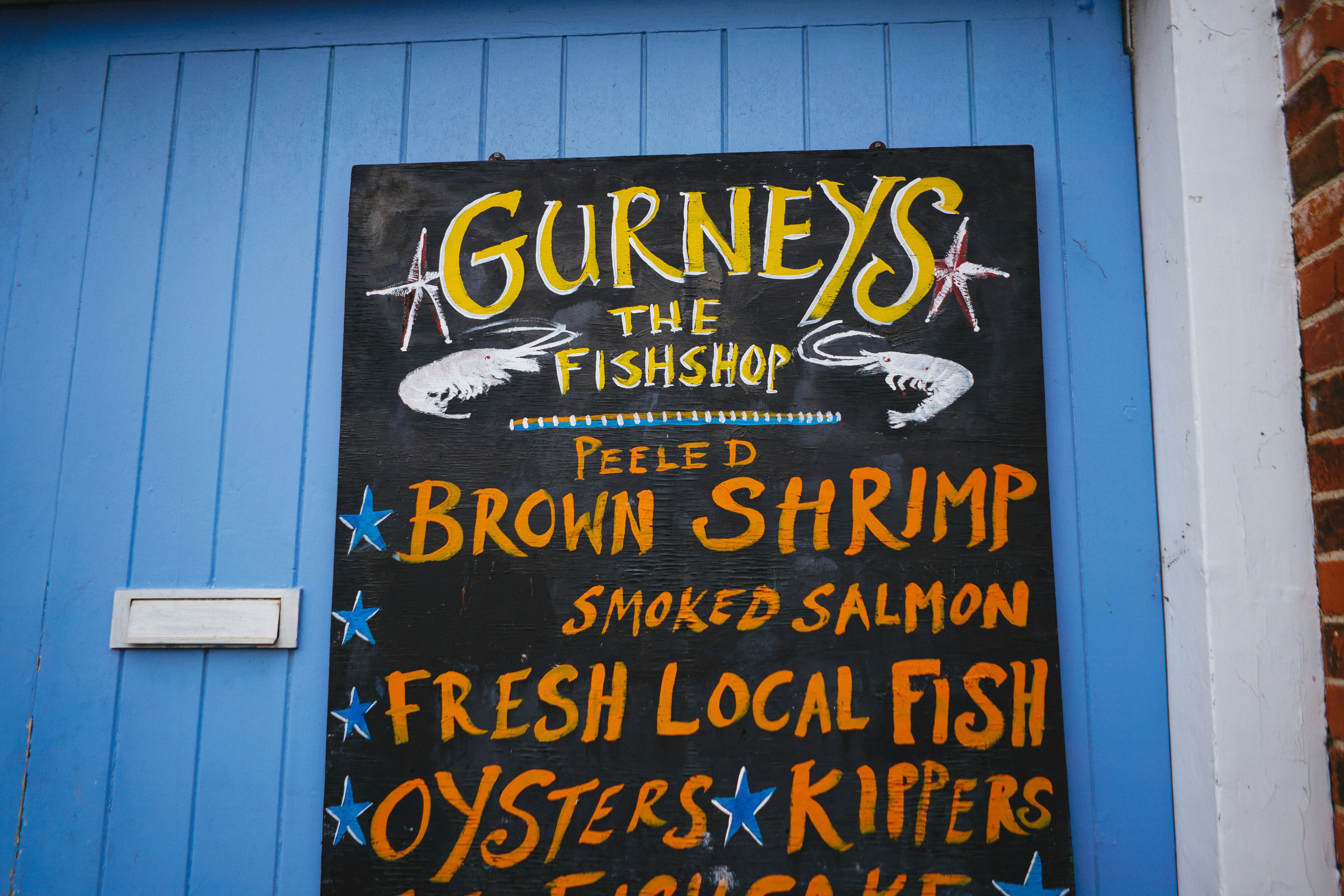 Chalkboard Charm at the Fish Shop