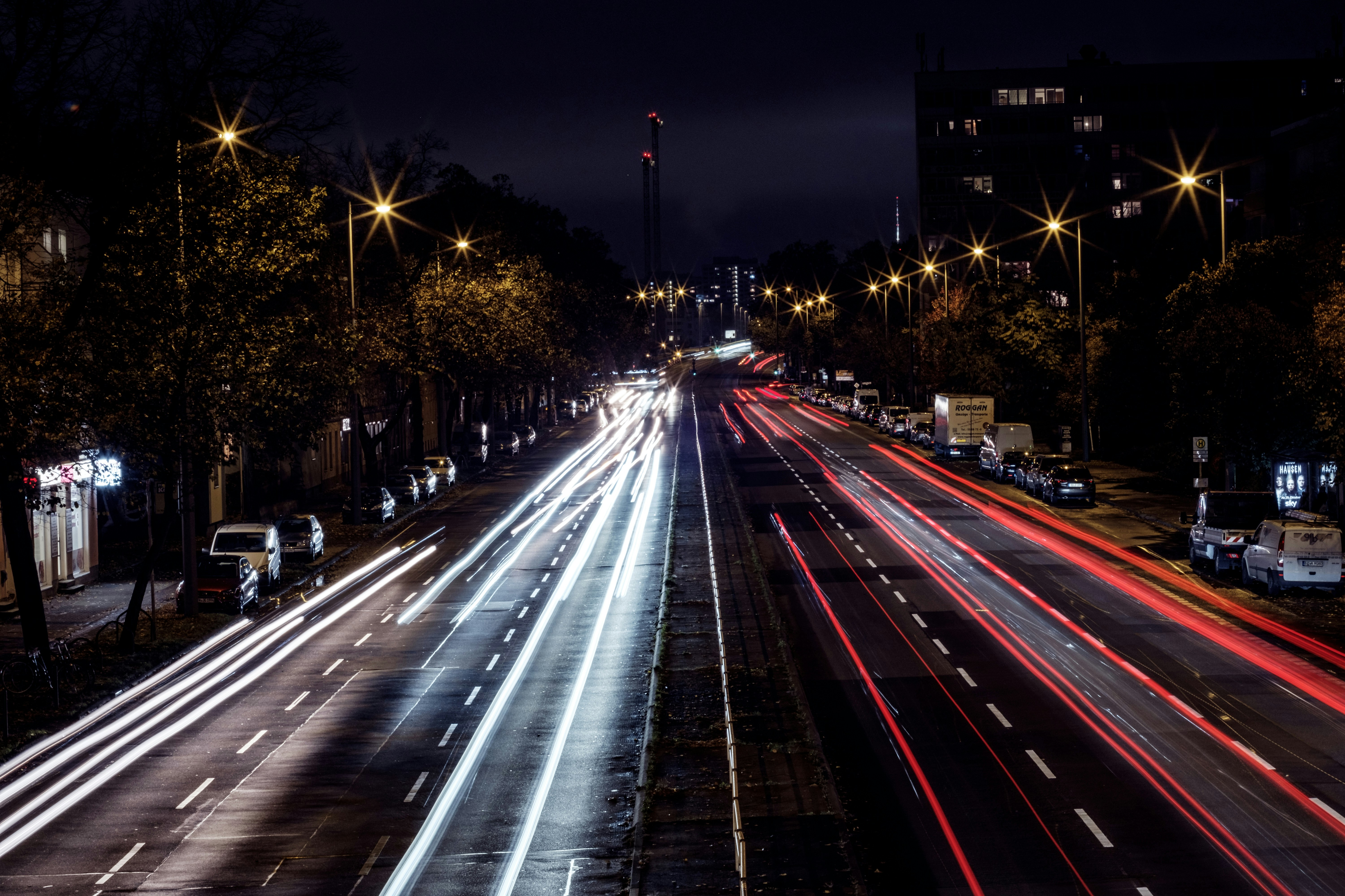 Time lapse photography of cars on road during night time photo – Free ...