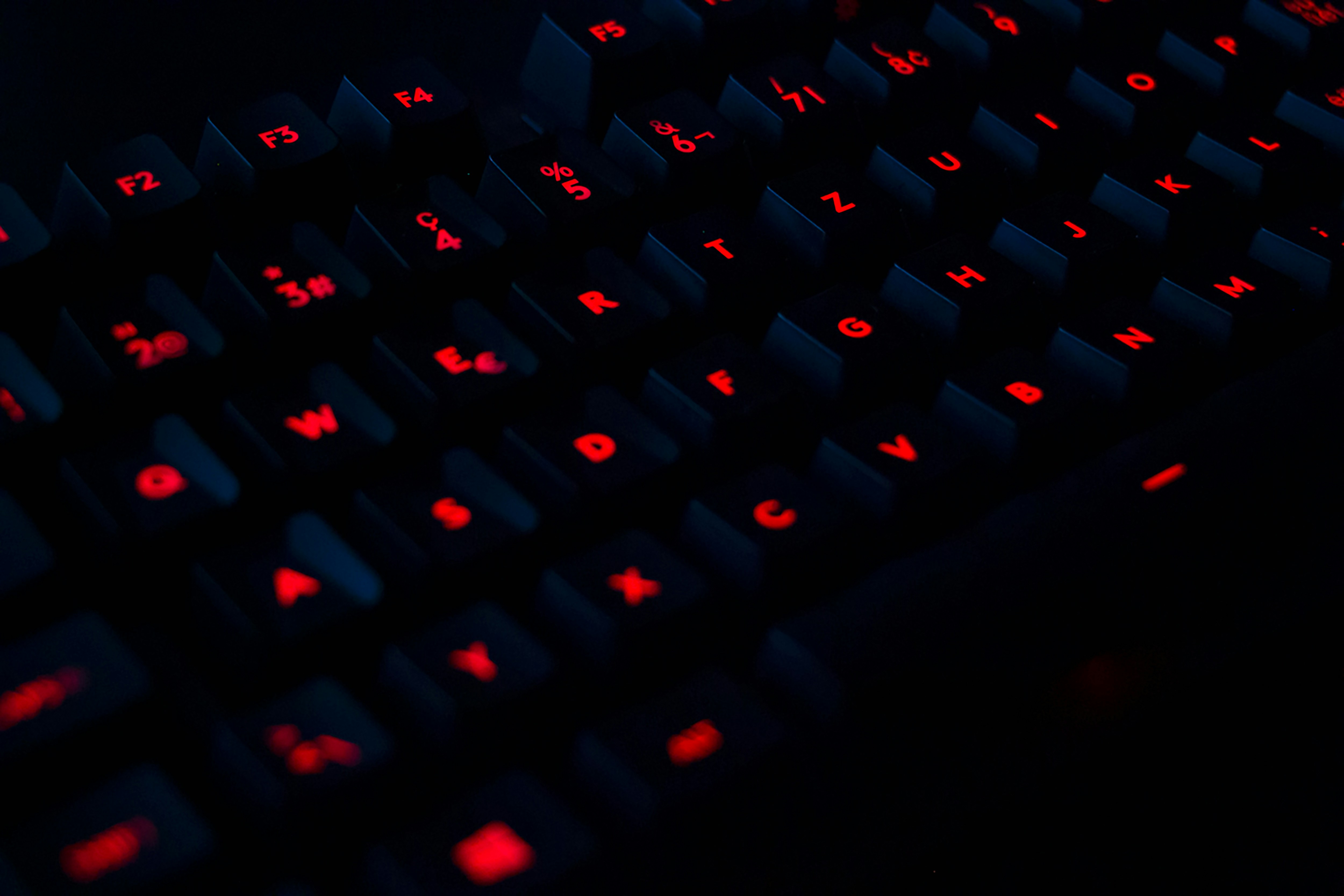 Black and red computer keyboard photo – Free Red Image on Unsplash