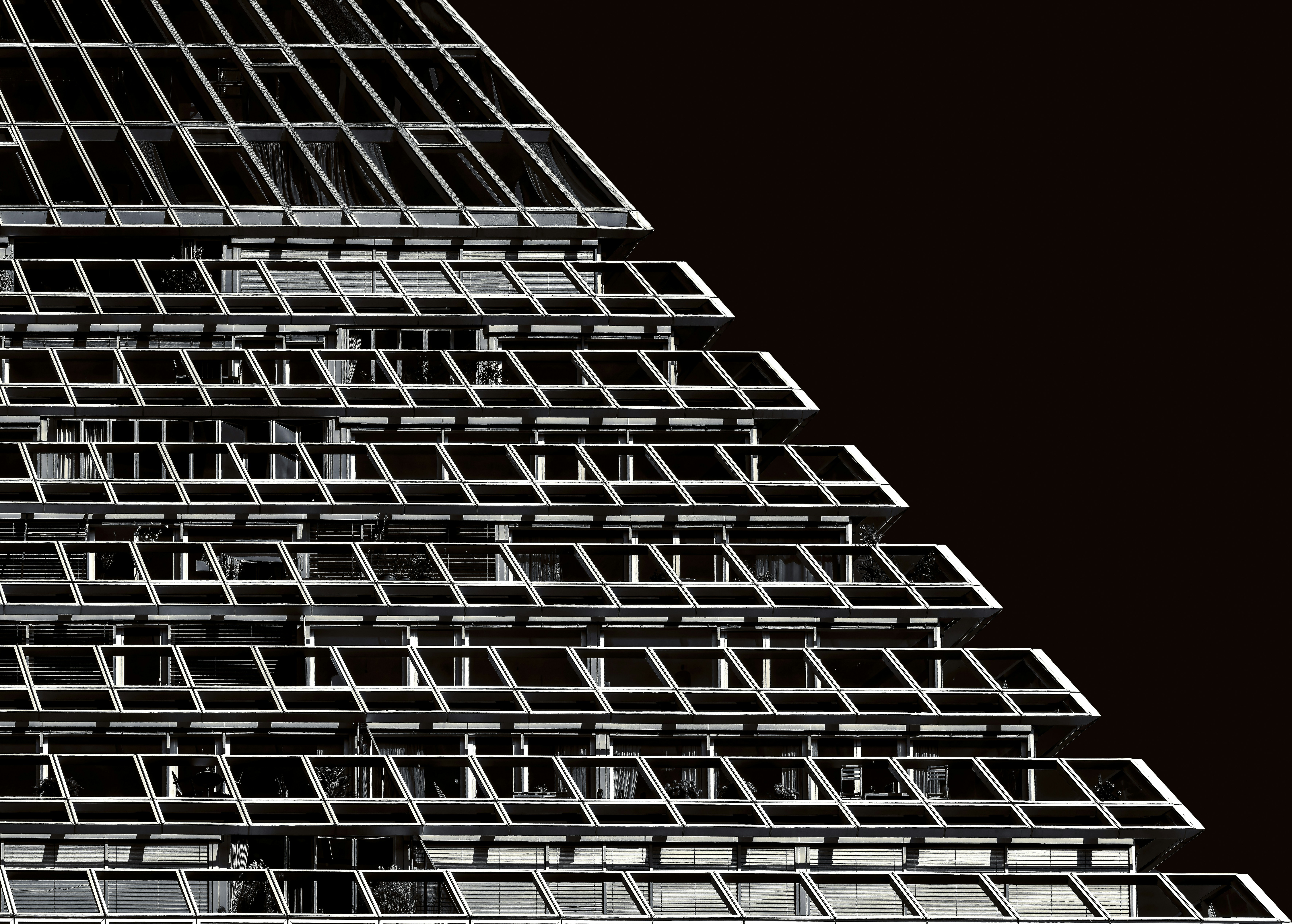 Geometric Symphony Against the Sky