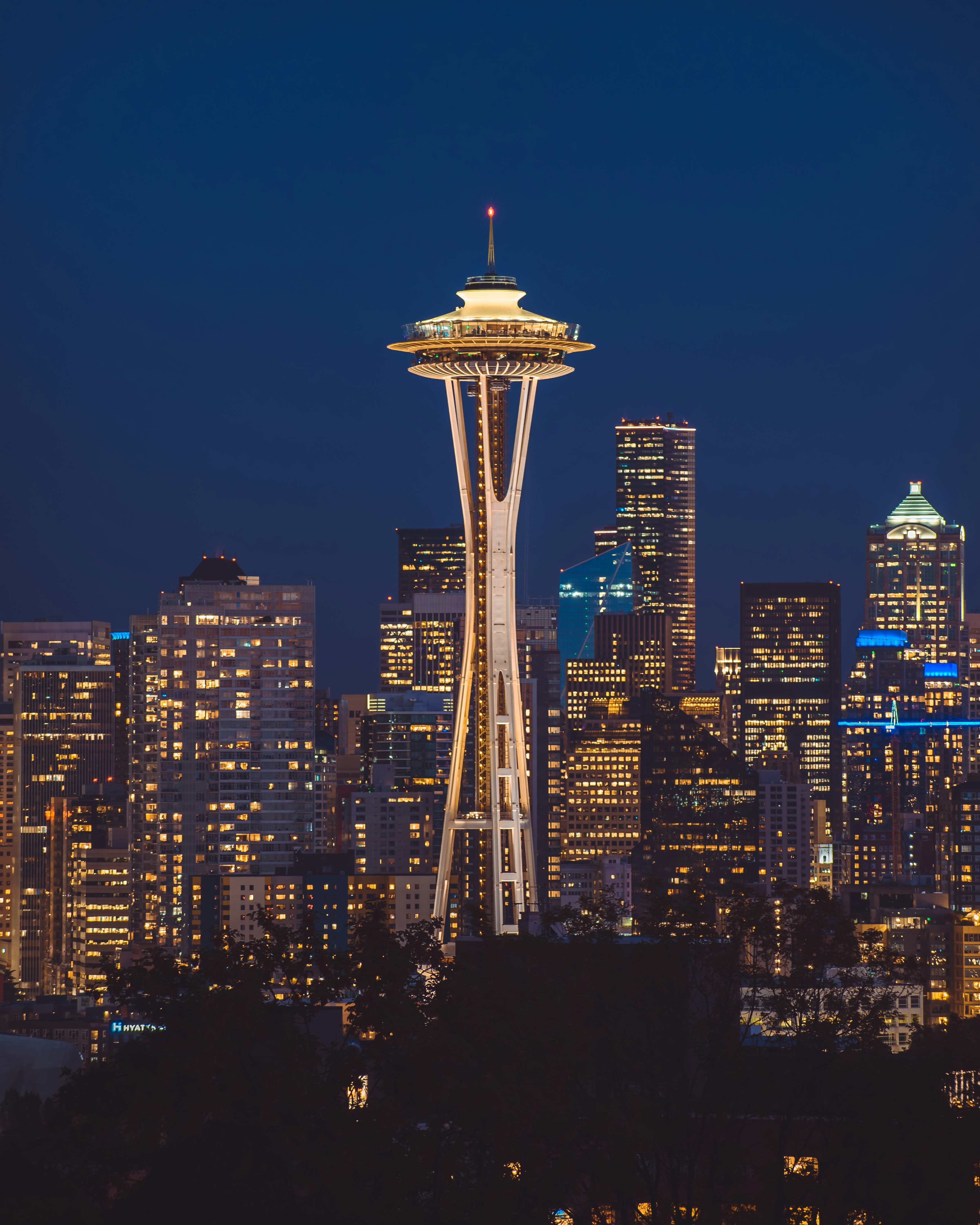 Space needle tower during night time photo – Free Usa Image on Unsplash