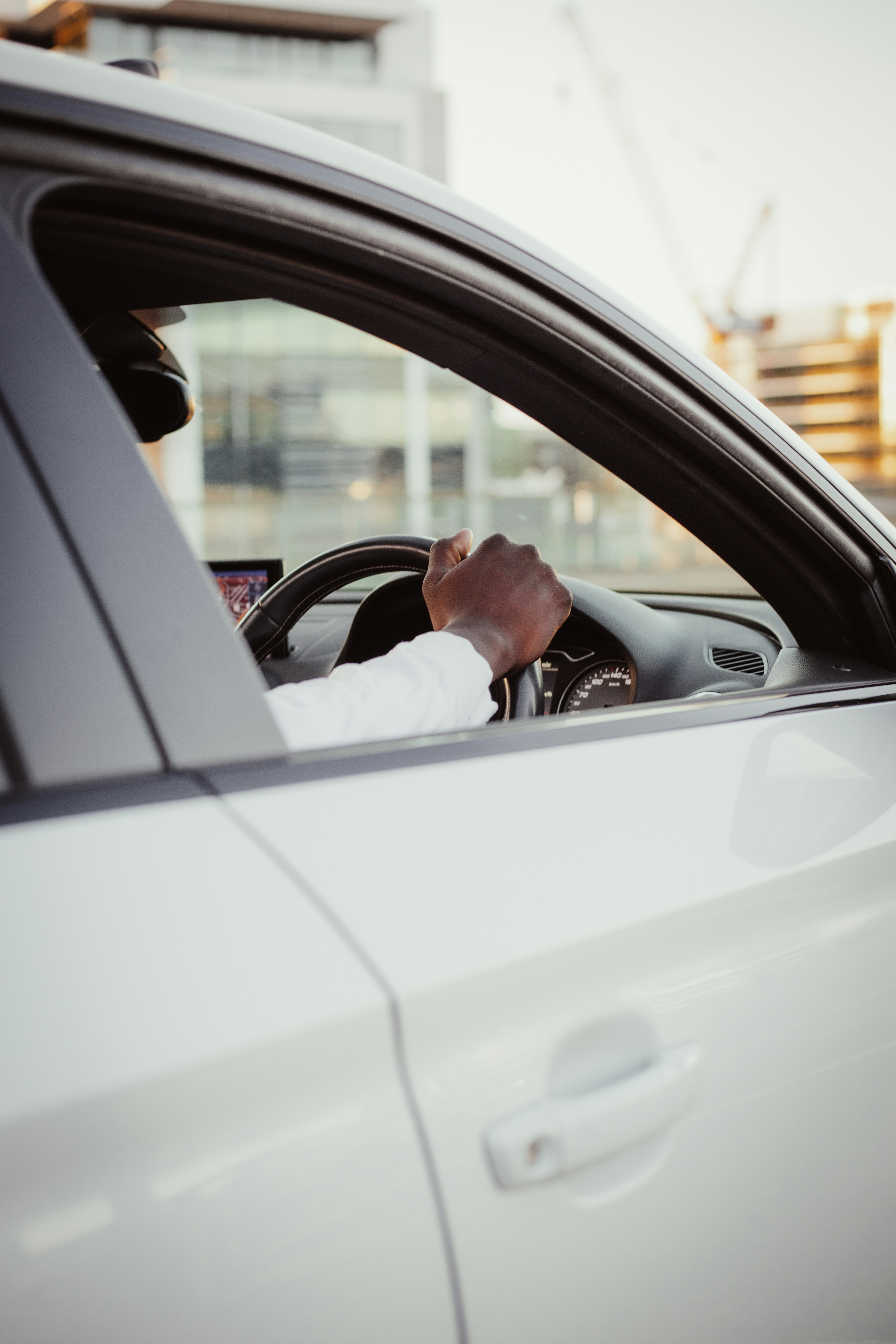 Grip and Glide: A Driver's Quiet Moment Behind the Wheel