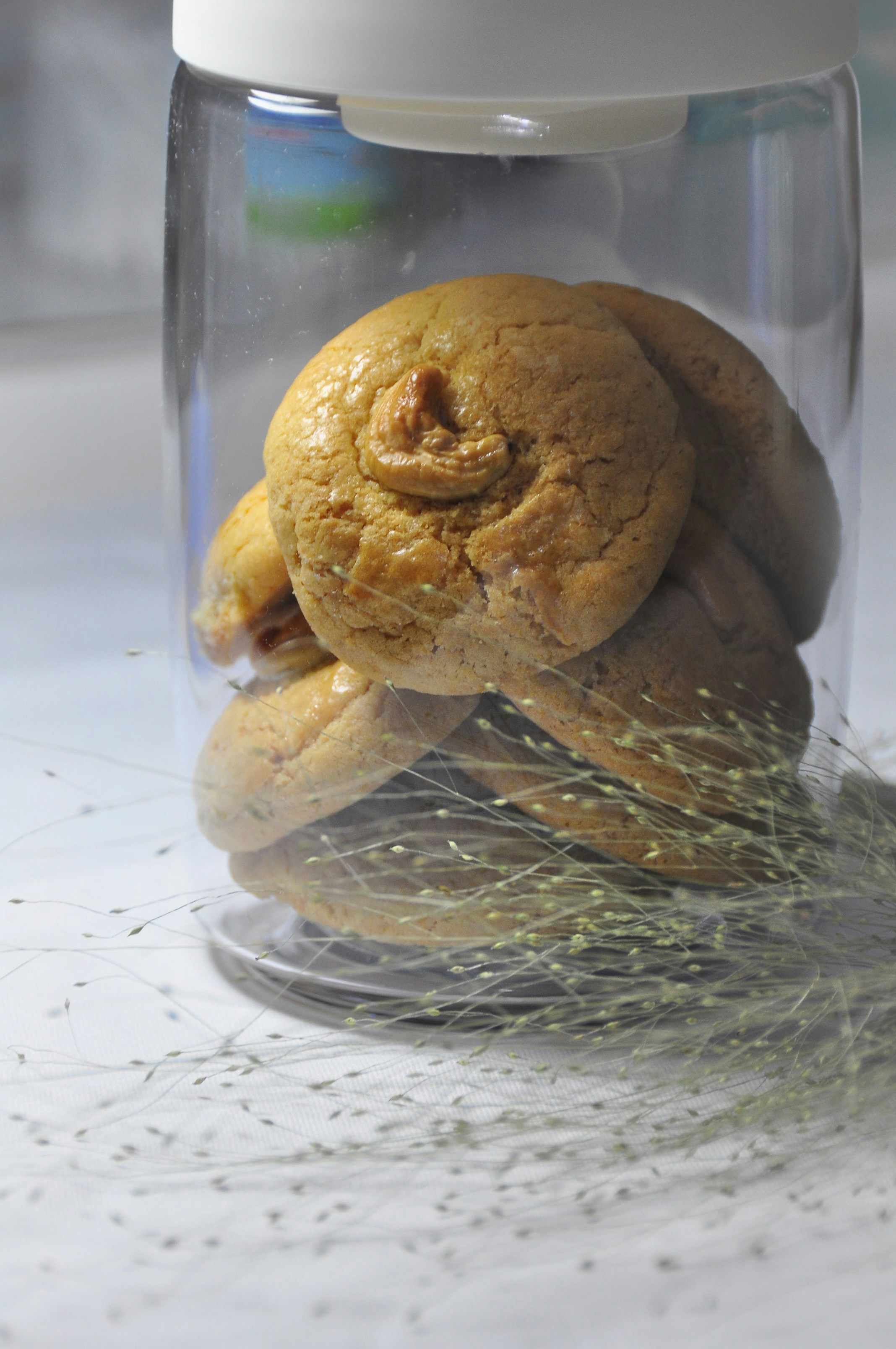 Stacked Cookies in a Glass Jar: a Quiet Morning Moment