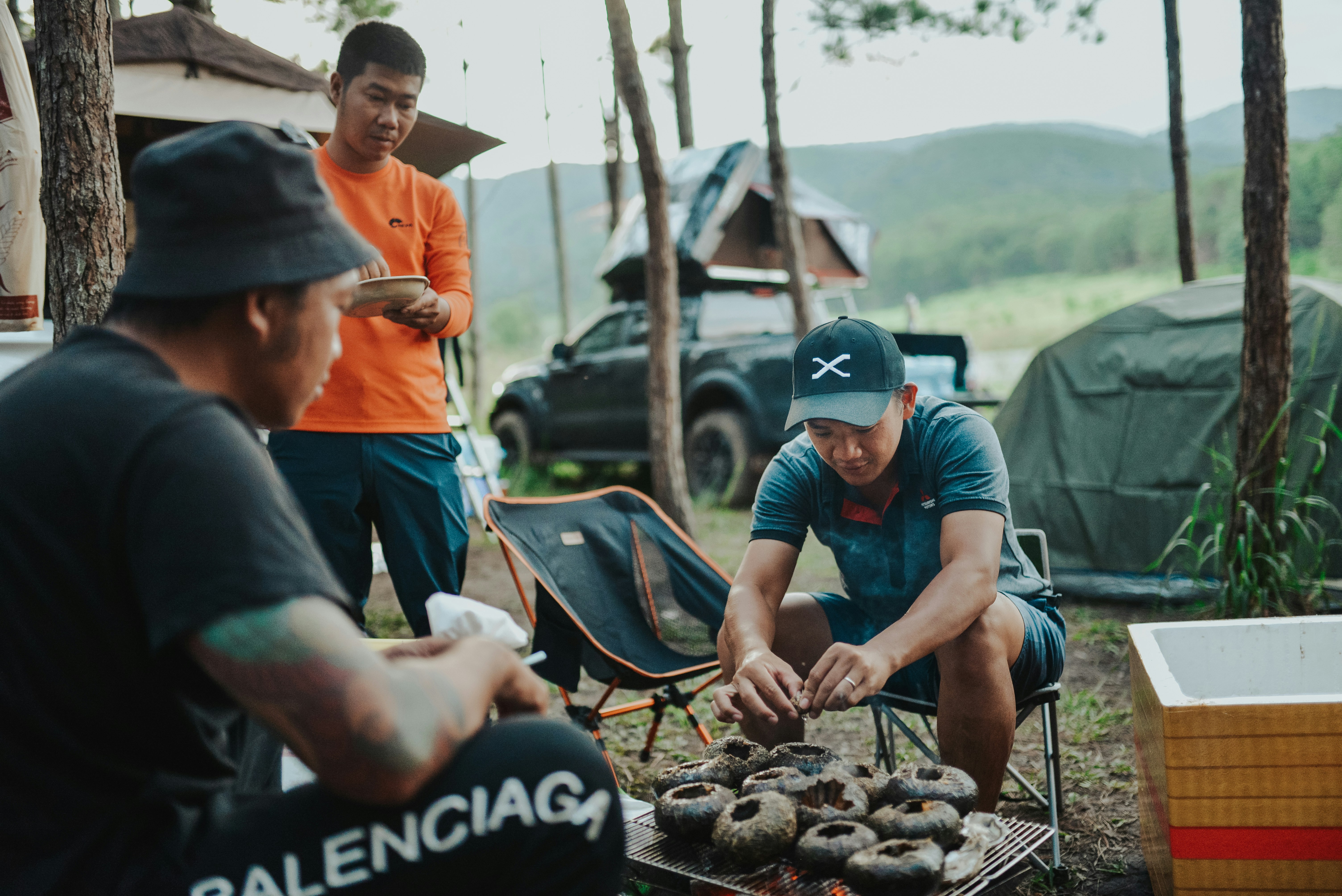 Grill Sessions at the Forest Camp