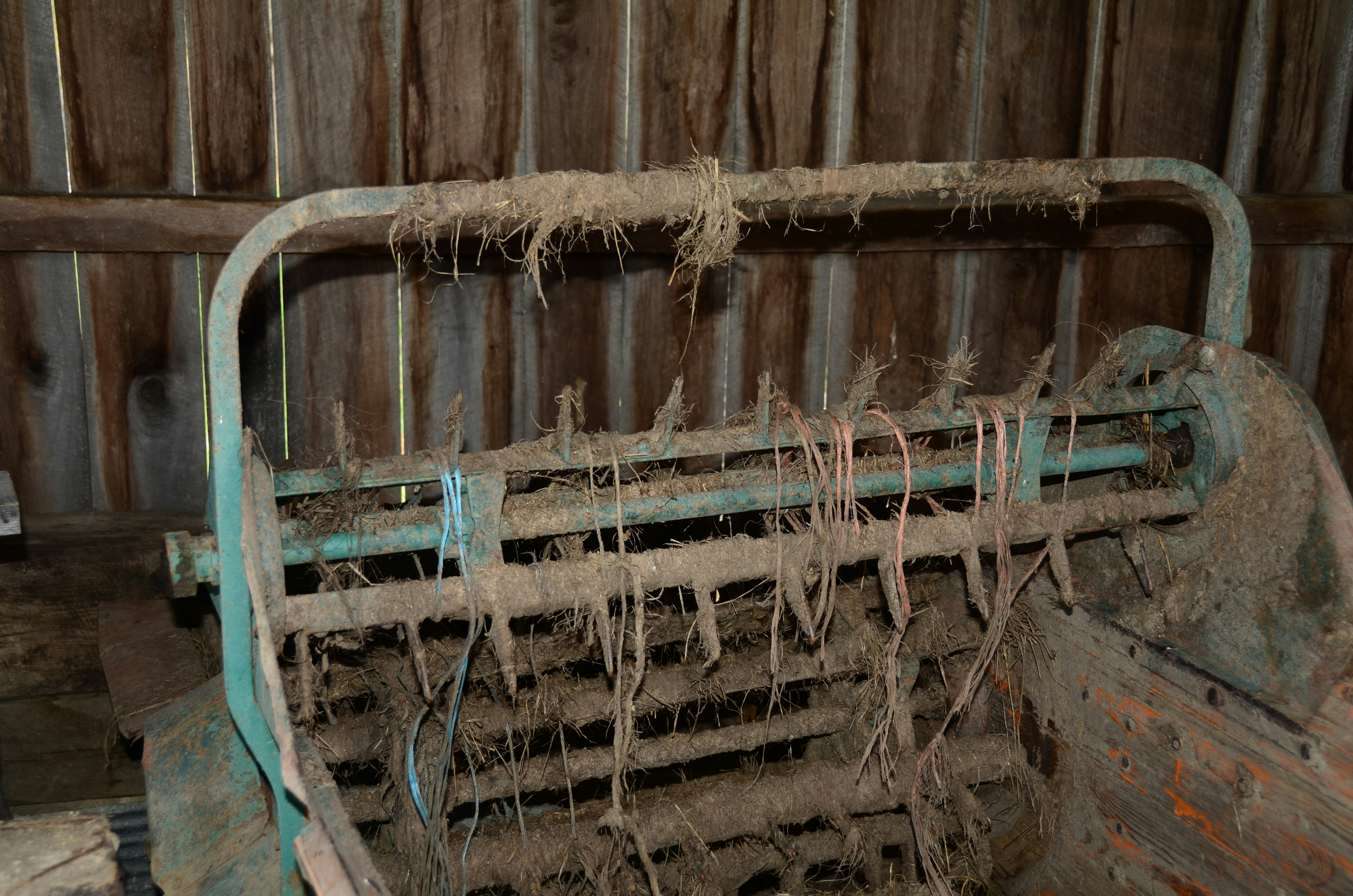 Dusty Harper of an Old Harvester