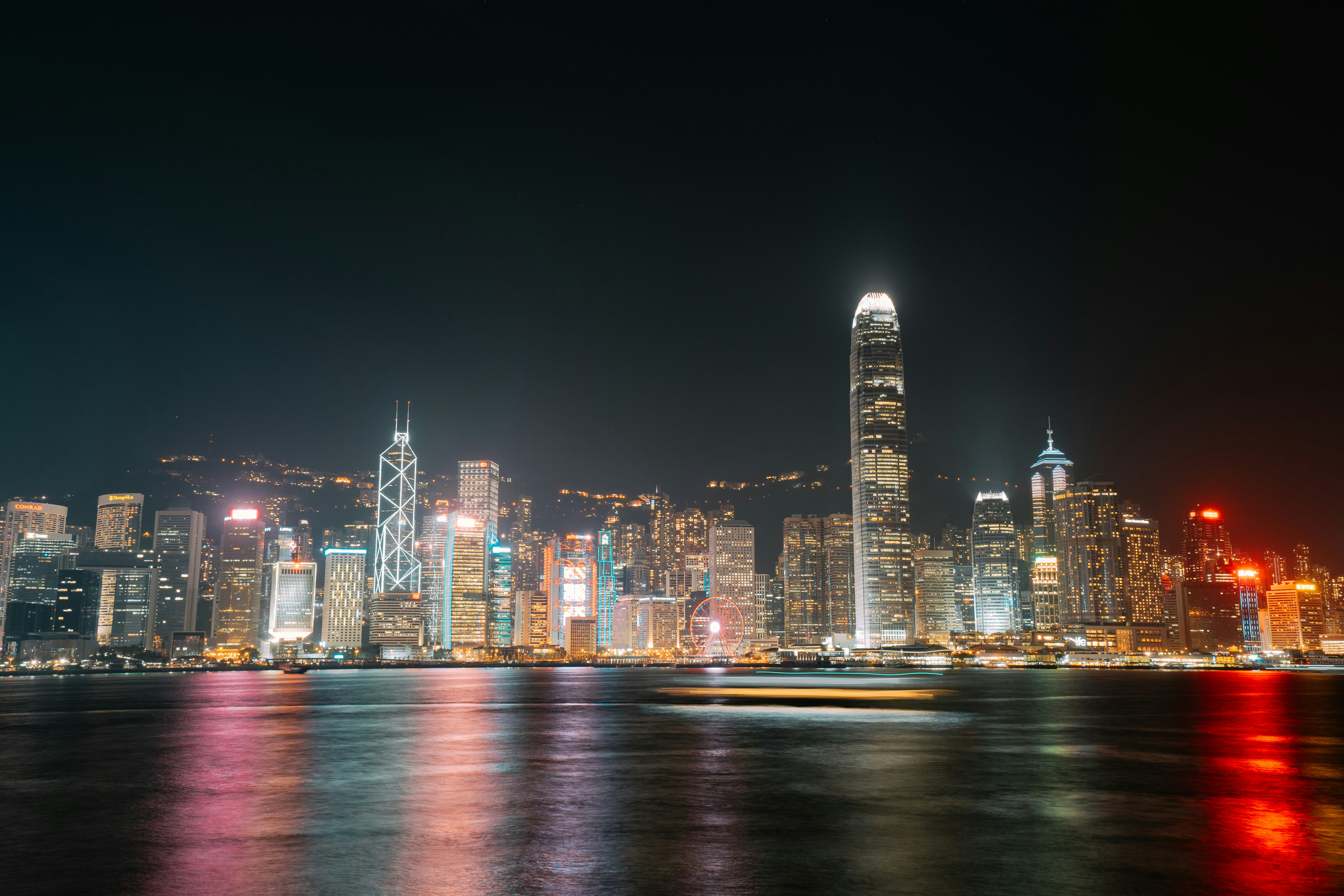 Hongkong skyline from Kowloon view 