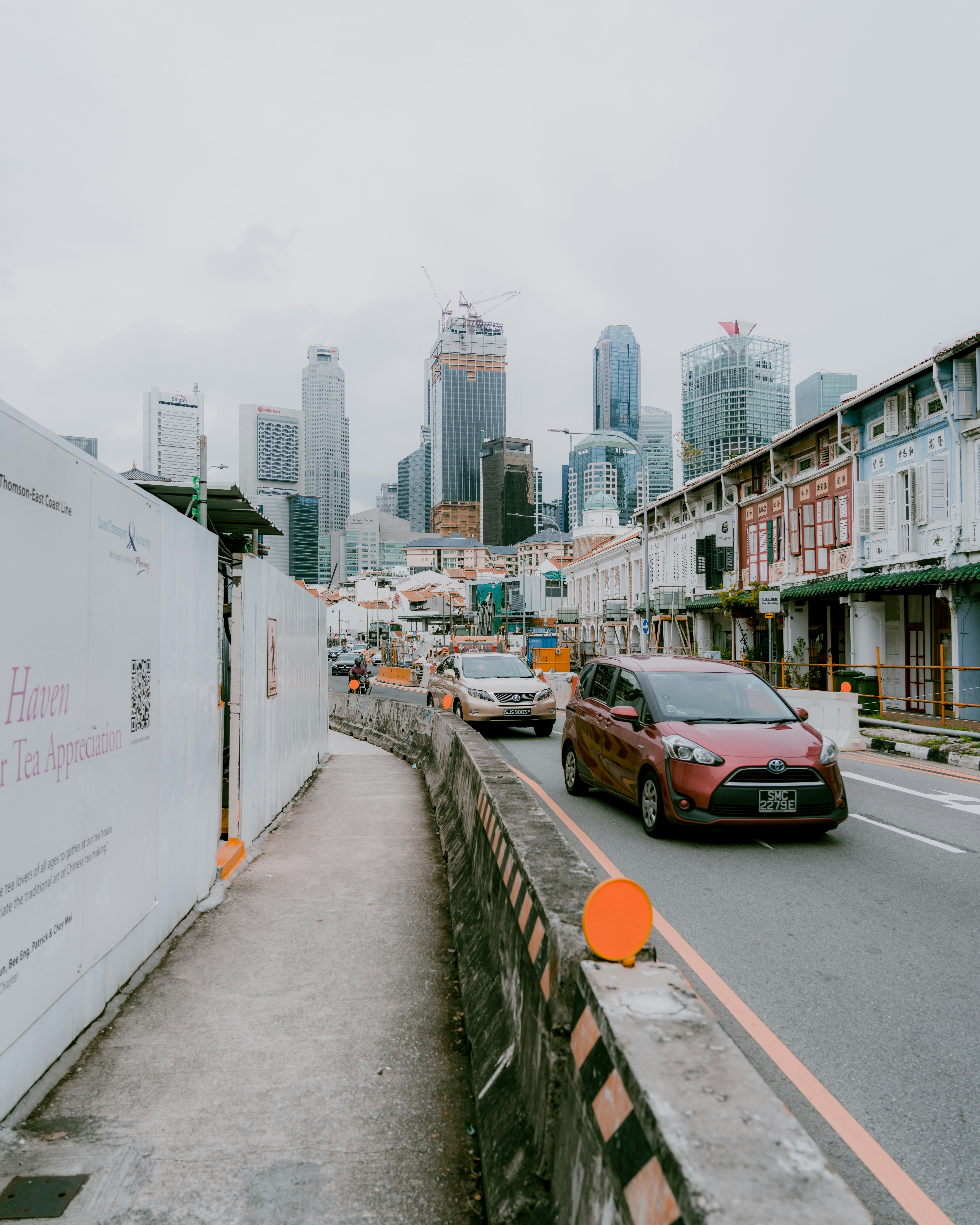 From Construction Verge to Glass Giants: A Street-Level Glimpse of a Growing Downtown