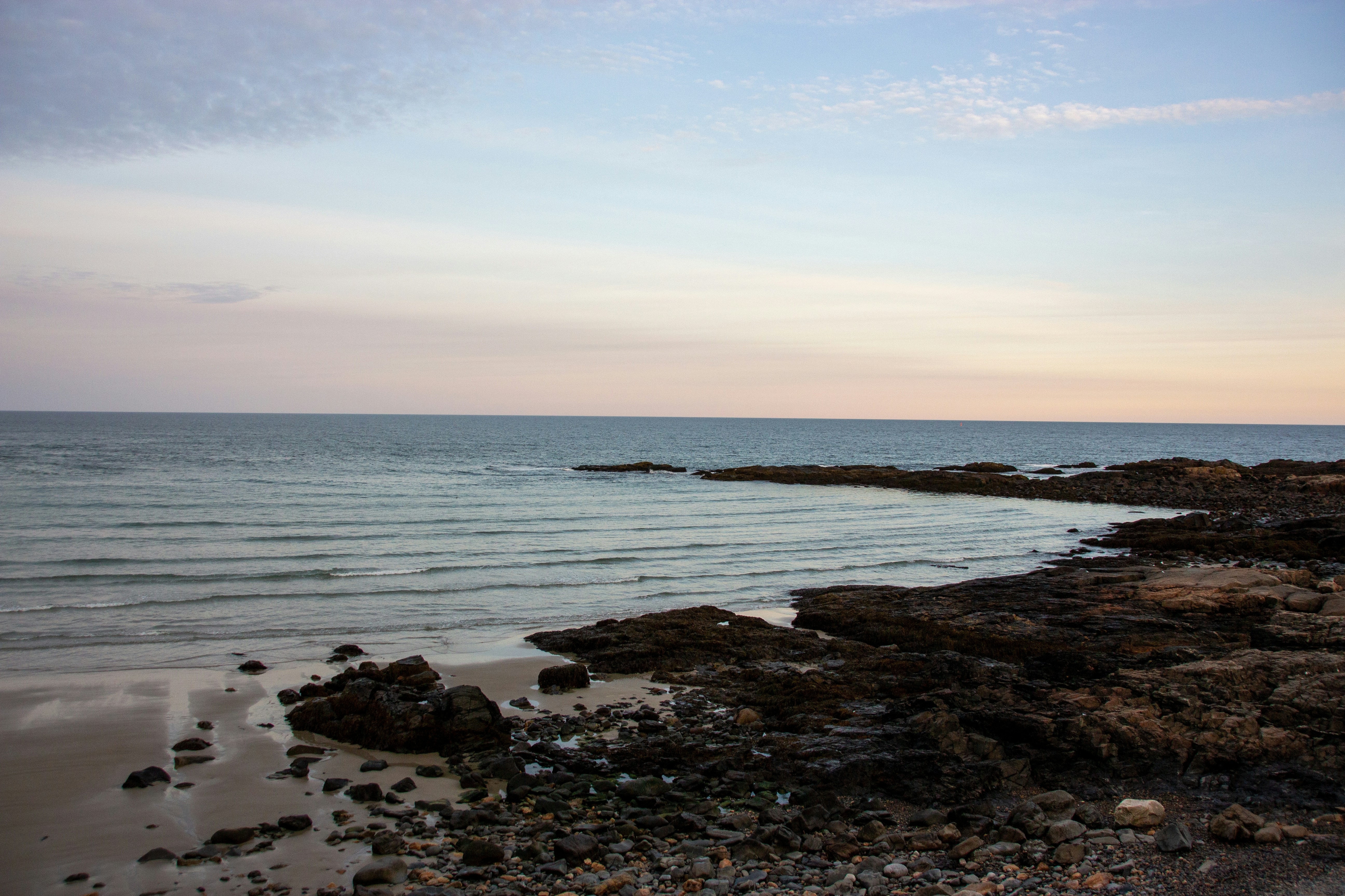 Brown rocks on sea shore during daytime photo – Free Ogunquit beach ...