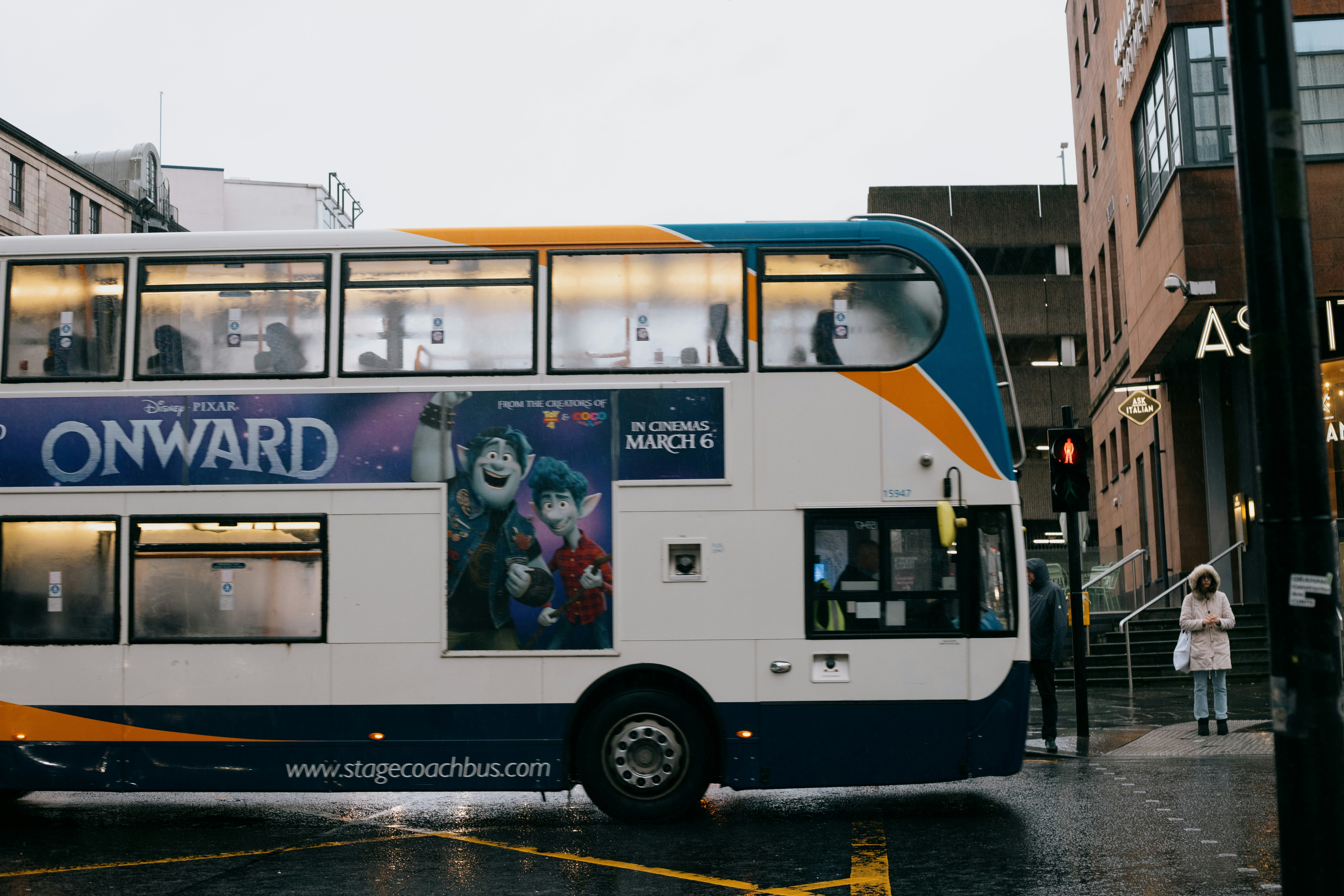 White and blue bus on road during daytime photo – Free Edinburgh Image ...