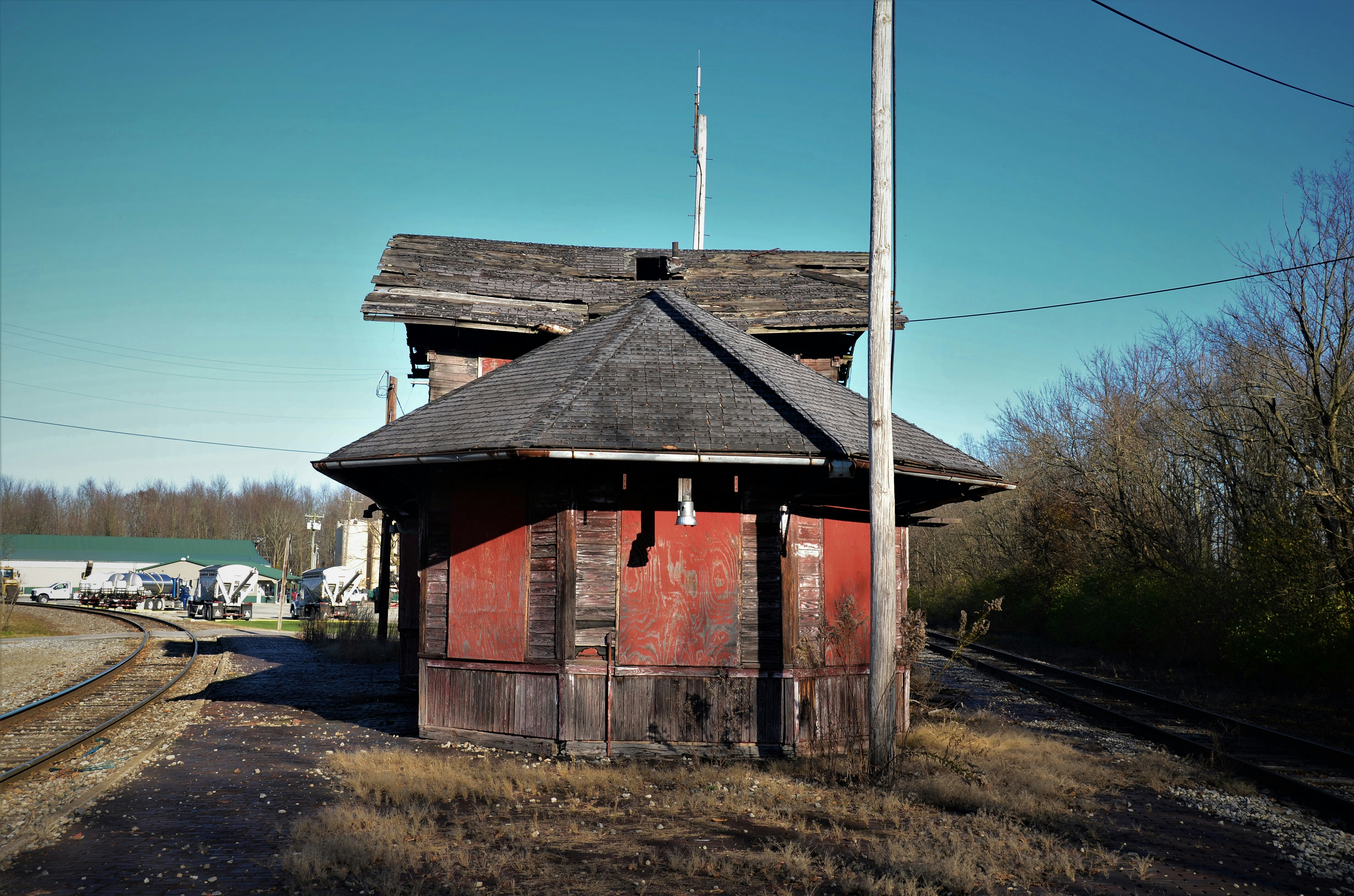 Old dilapidated Midland City Train Station