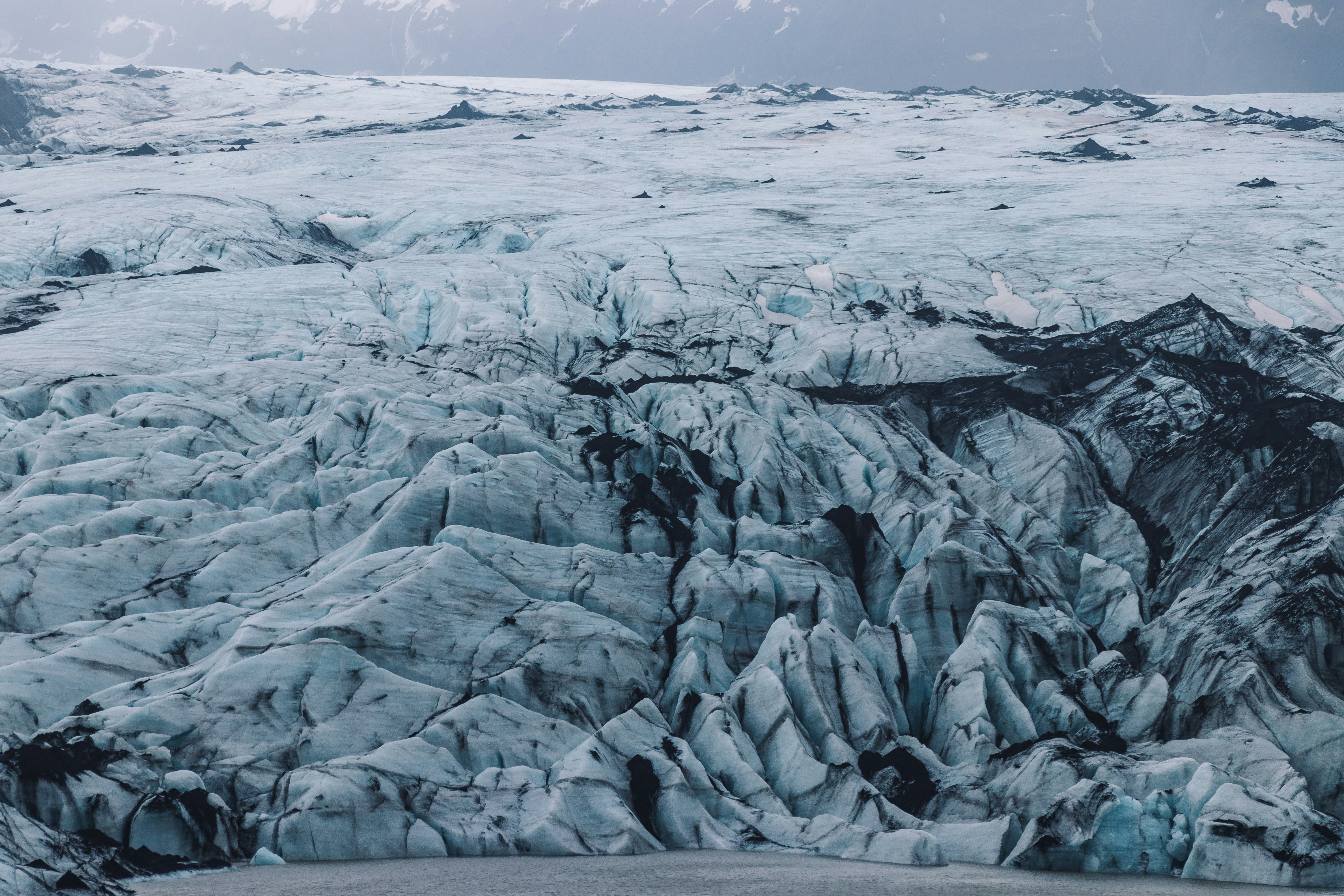 Ice blocks on ice covered field during daytime photo – Free Jökulsárlón ...