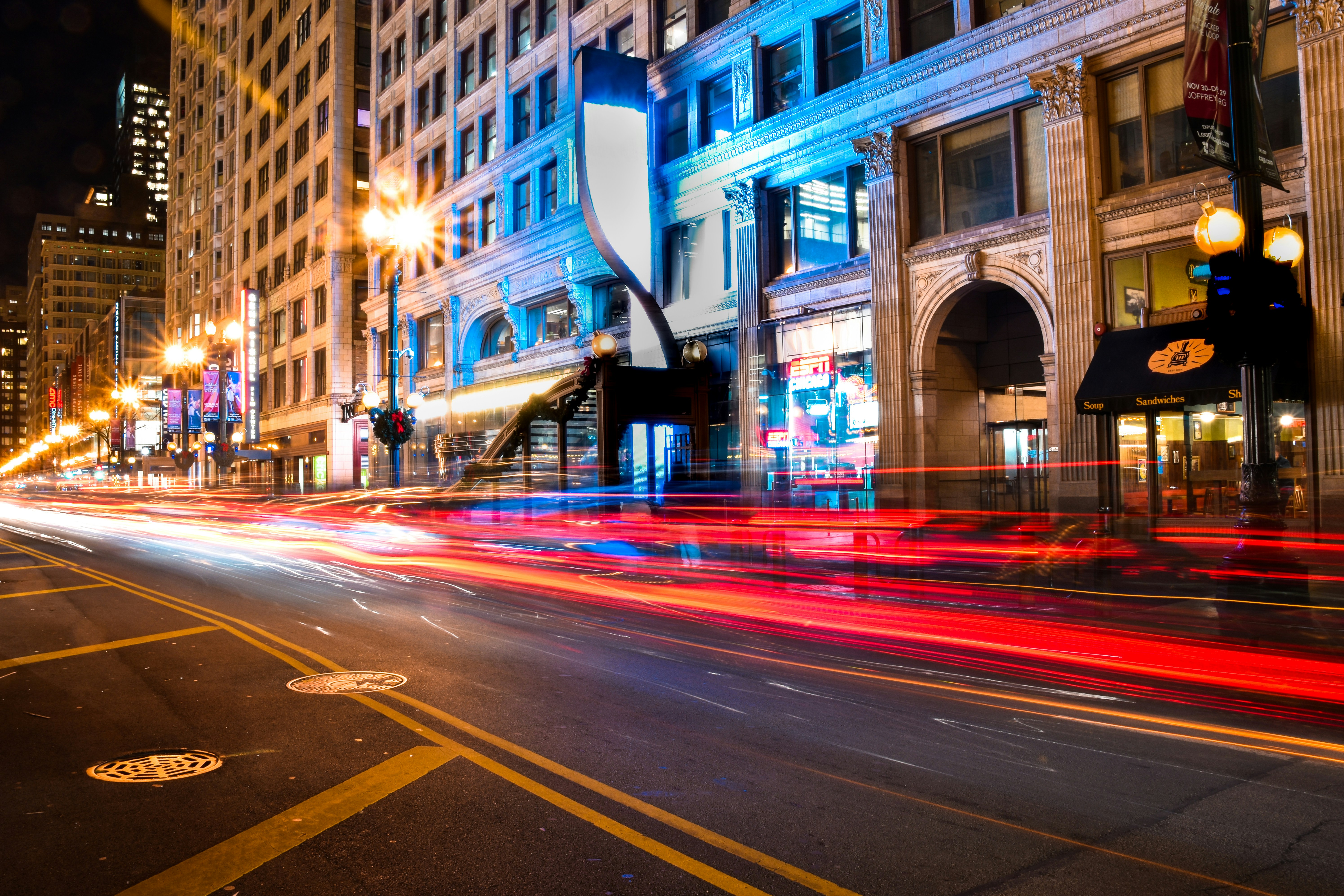 Time lapse photography of city street during night time photo – Free ...
