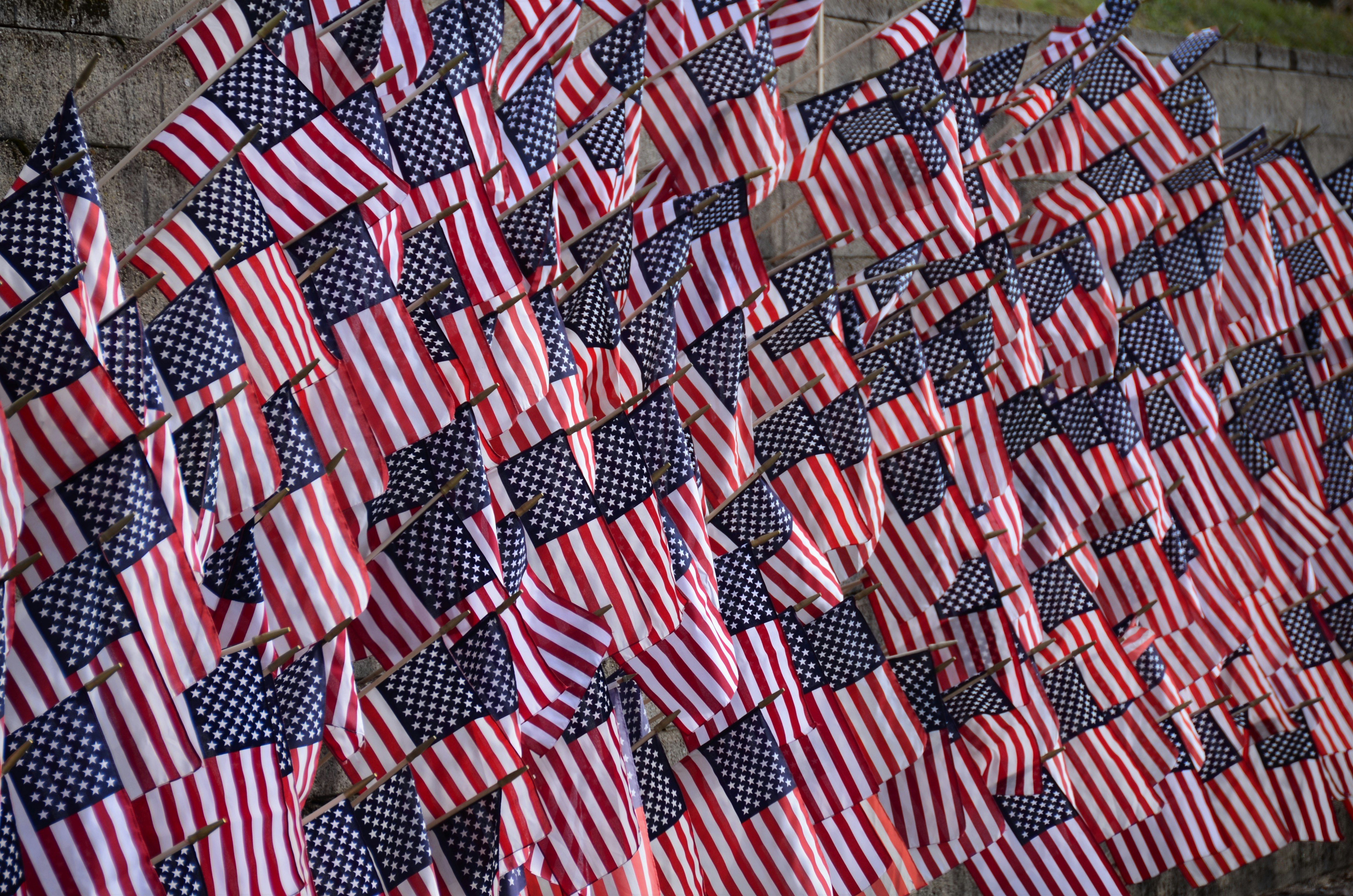 Flag Mosaic: An Armful of Patriotism in Repetition