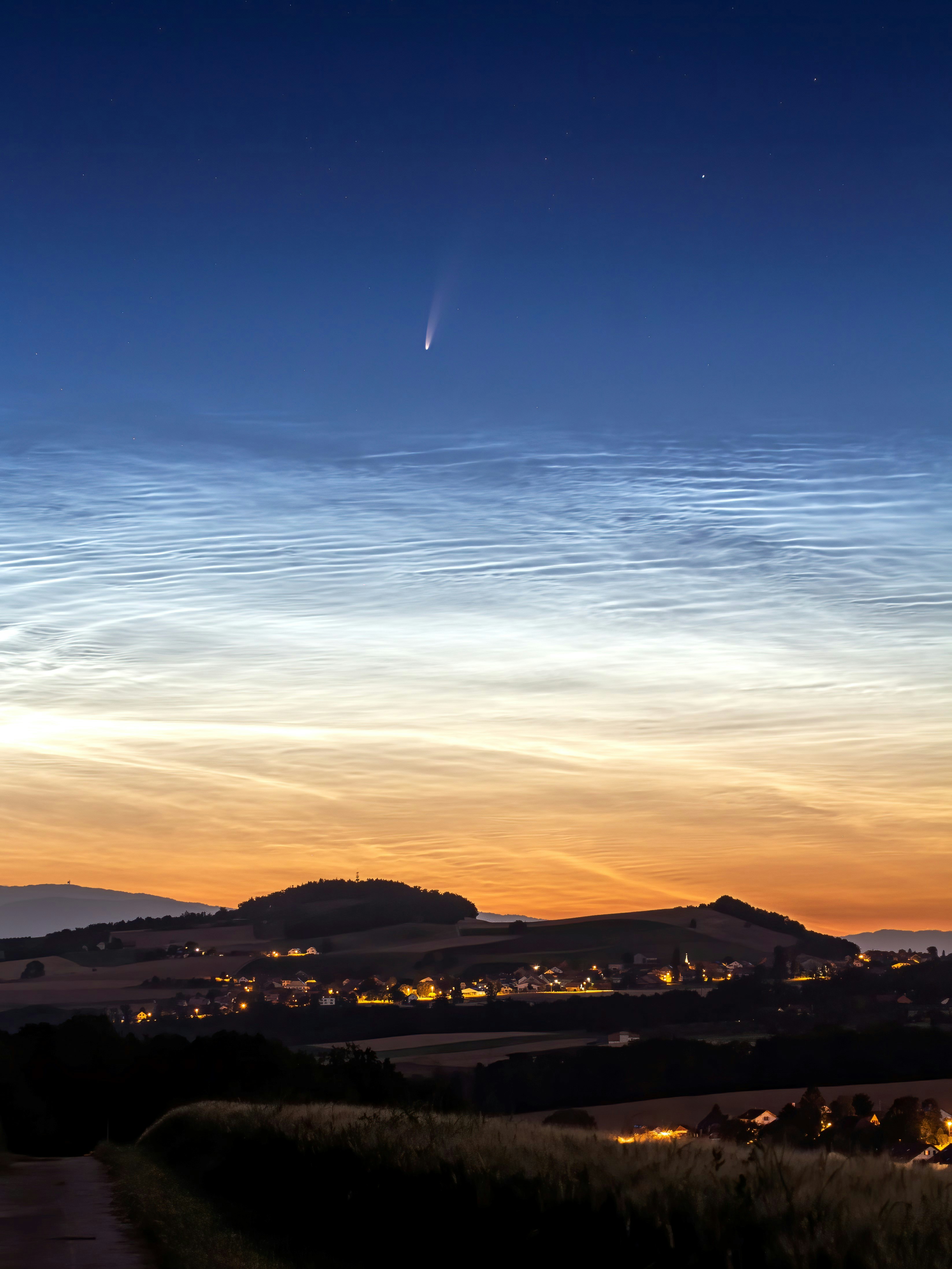 Celestial Spectacle Over Twilight Hills