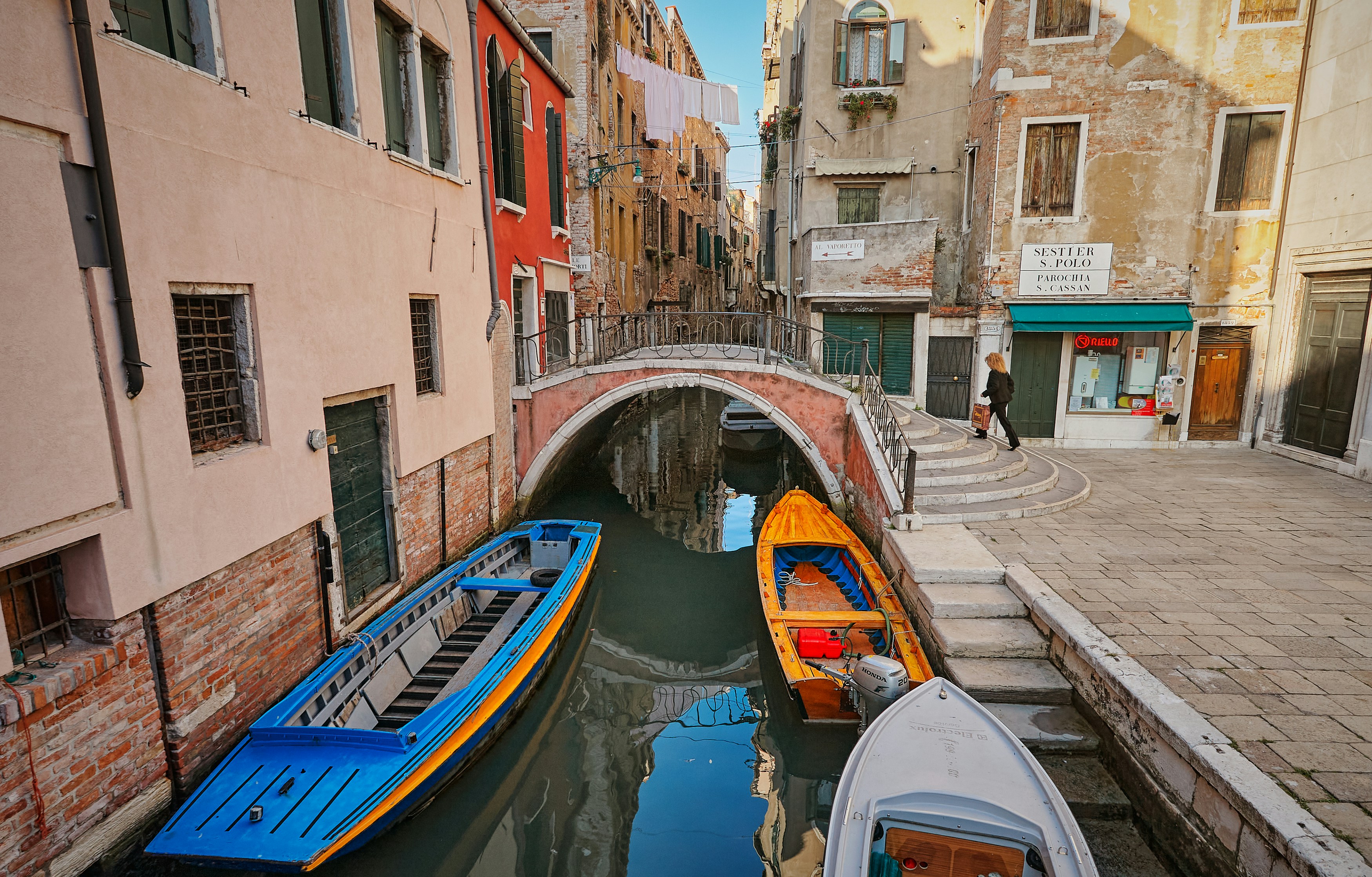 Arched Light over a Venetian Canal