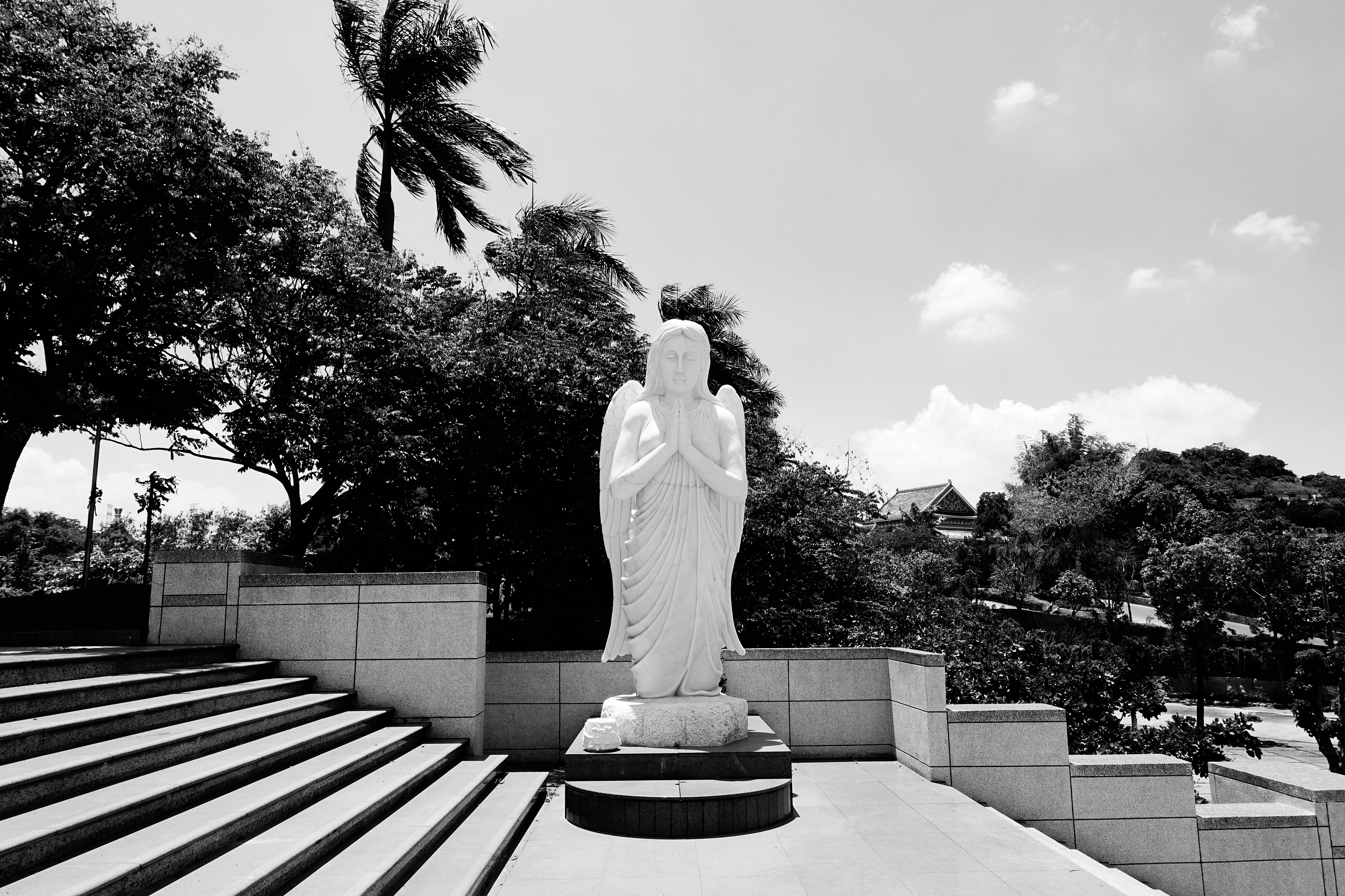 The Silent Angel on Terrace Steps