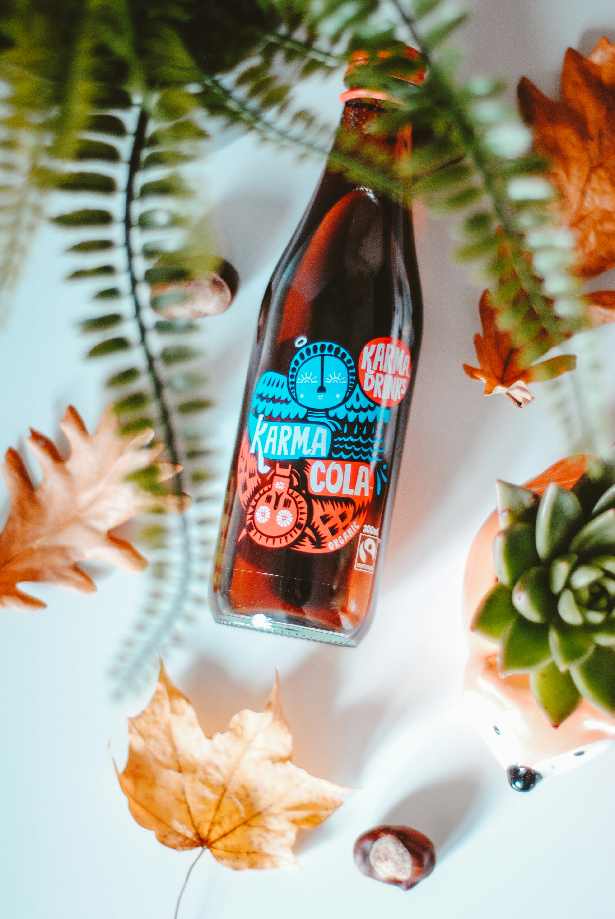 The Karma Cola brand is too cute not to photograph.