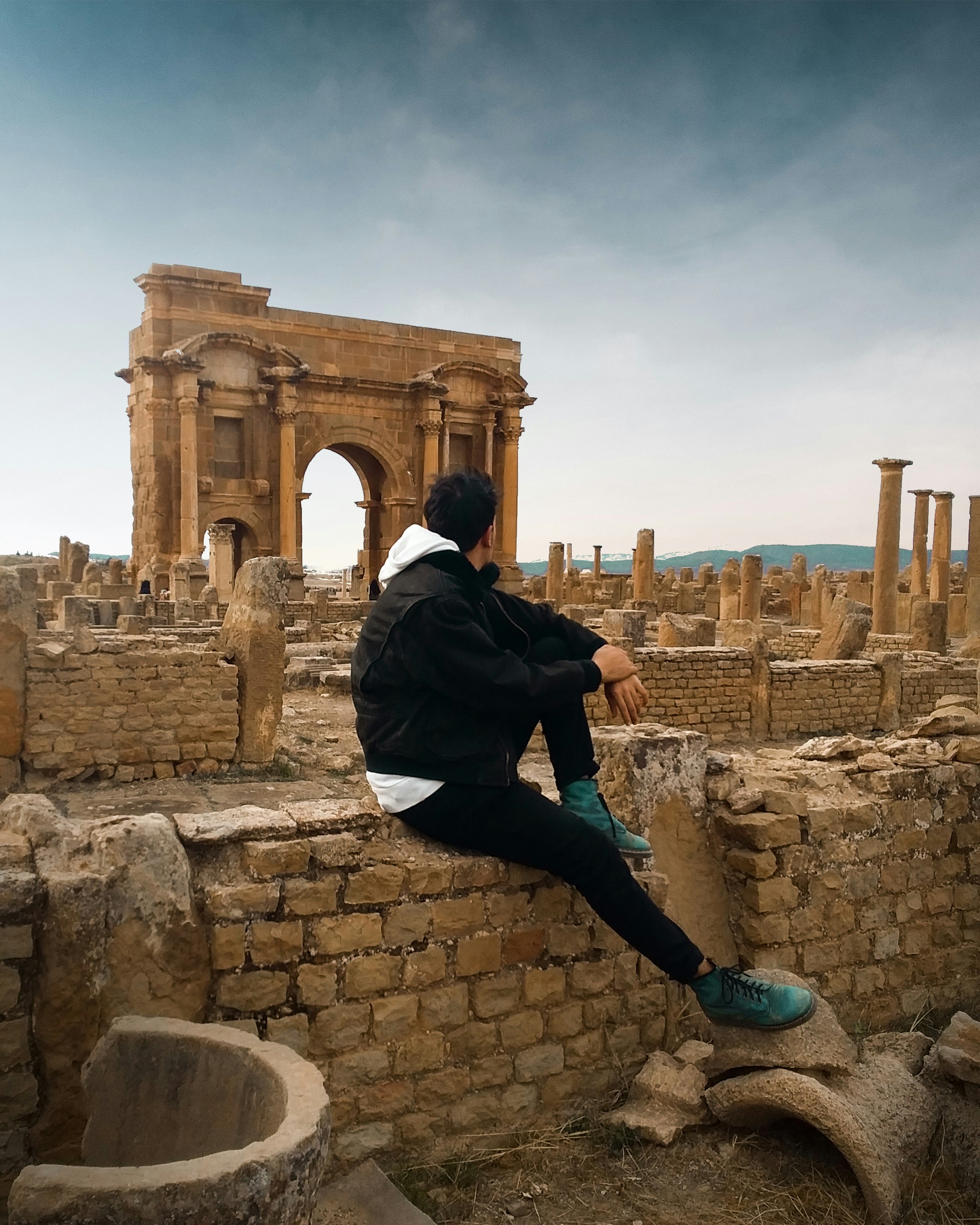 Horizon of Stones: A Quiet Moment Among Ruins
