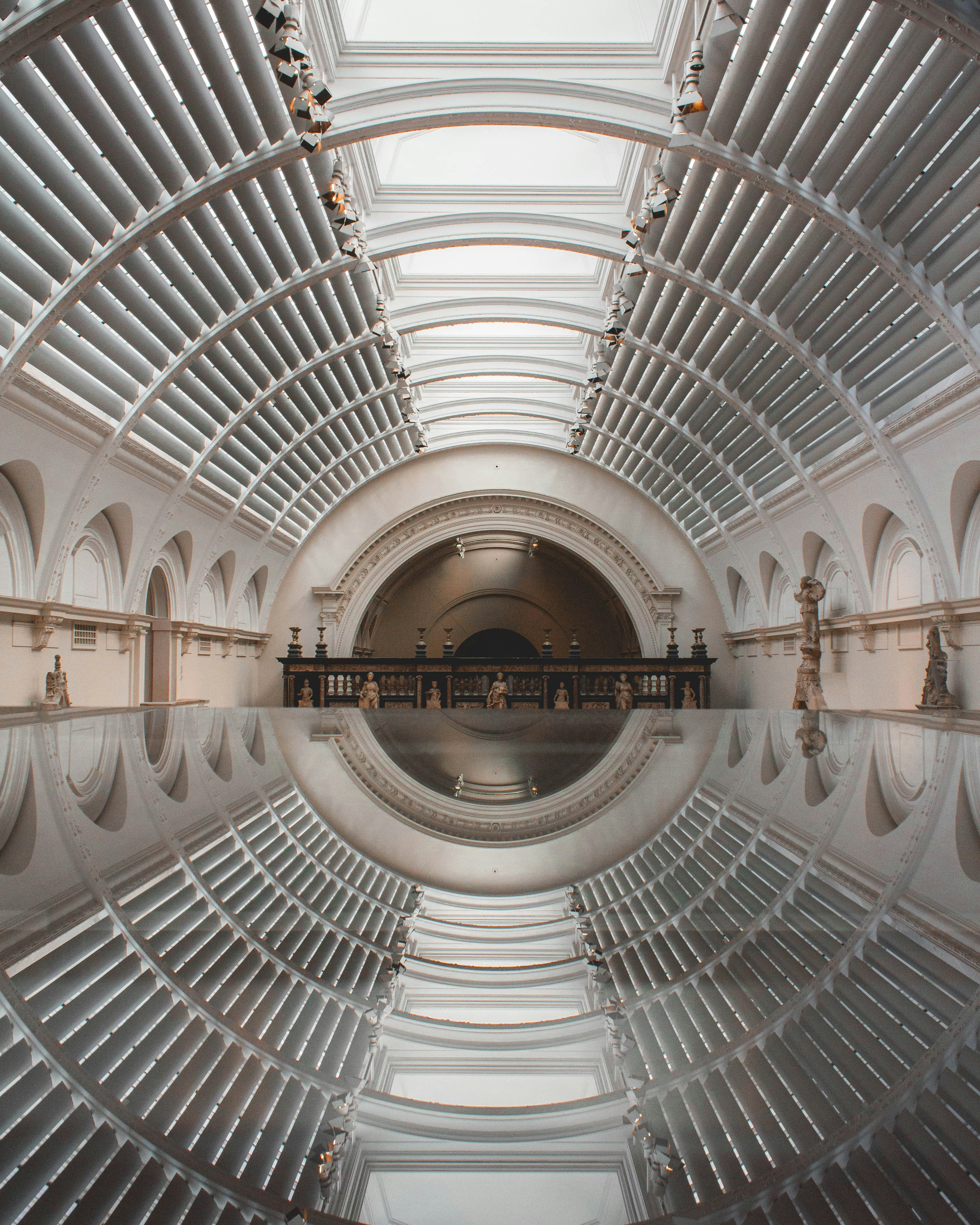Infinite Archways: Symmetry in a Glacial Hall