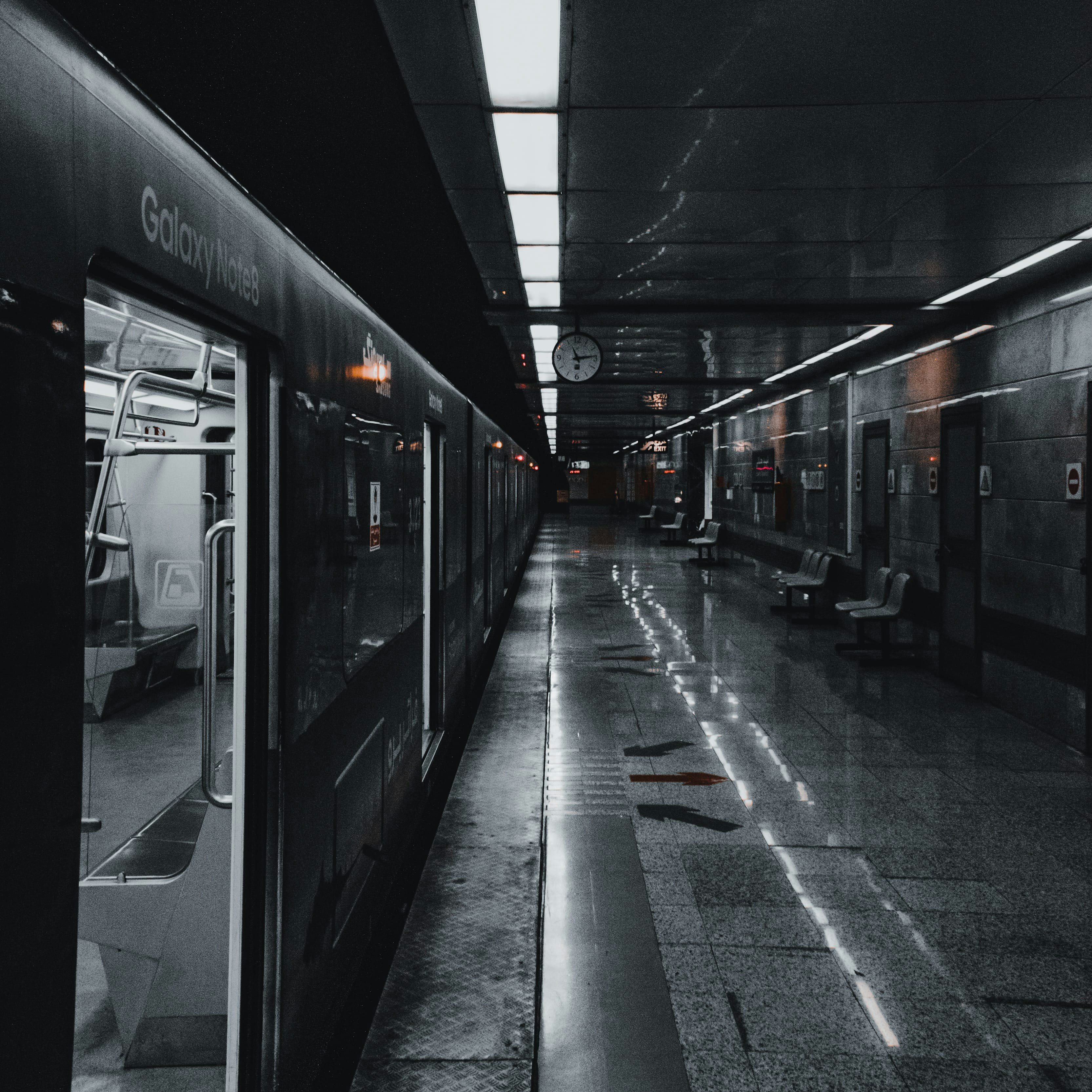 Dark Subway Station