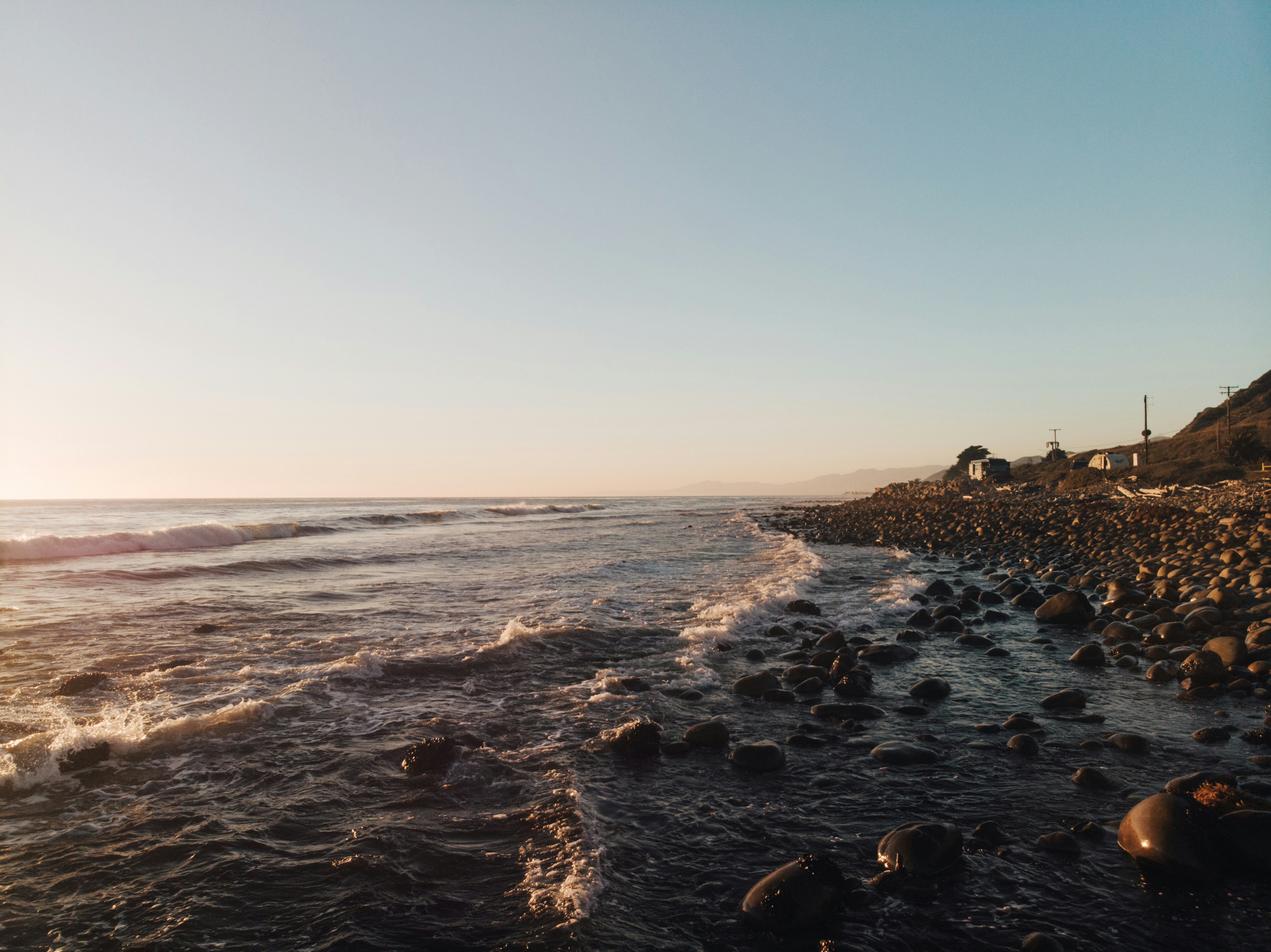 Ocean waves crashing on rocks during daytime photo – Free Ventura ...