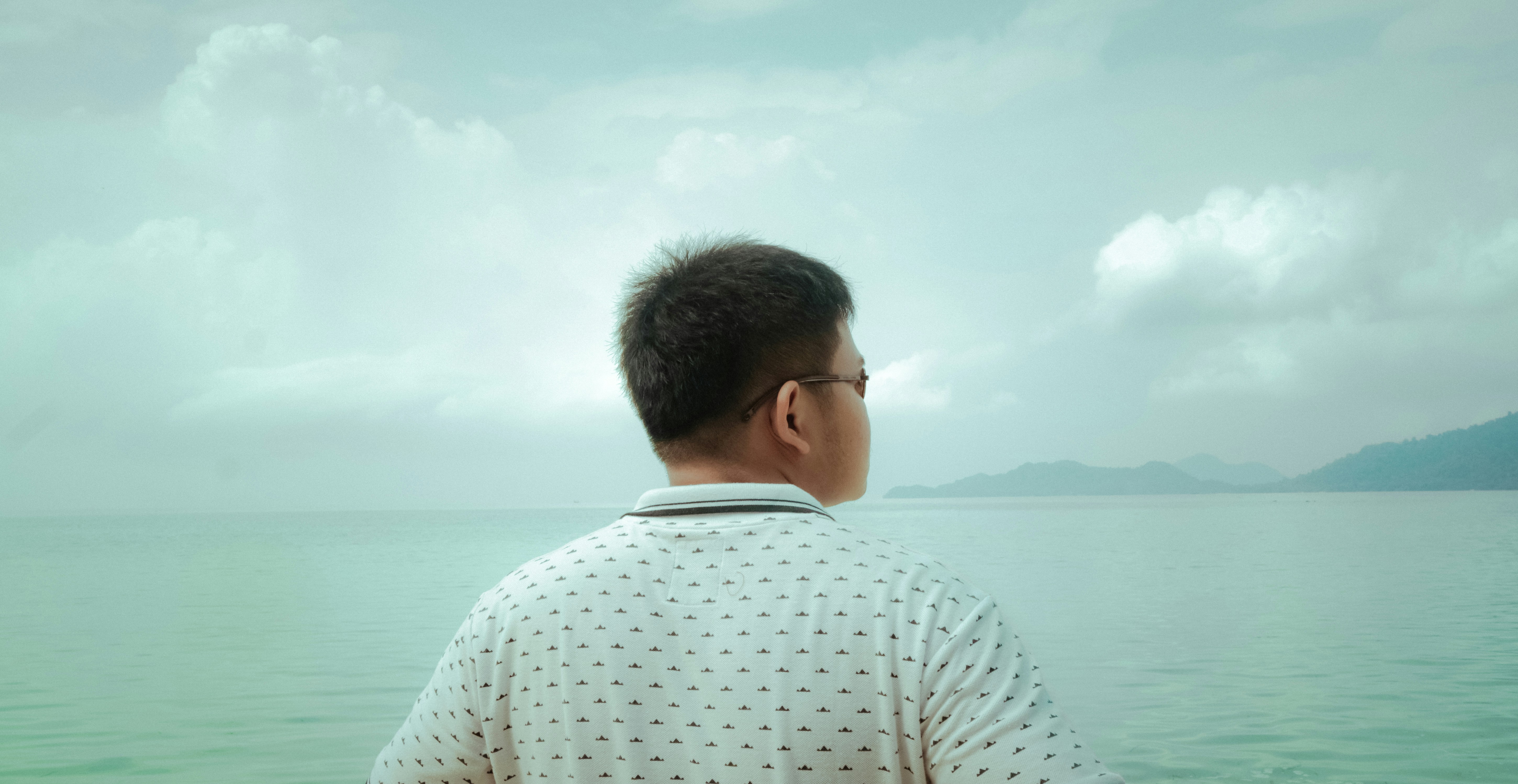 Reflections by the Tranquil Sea