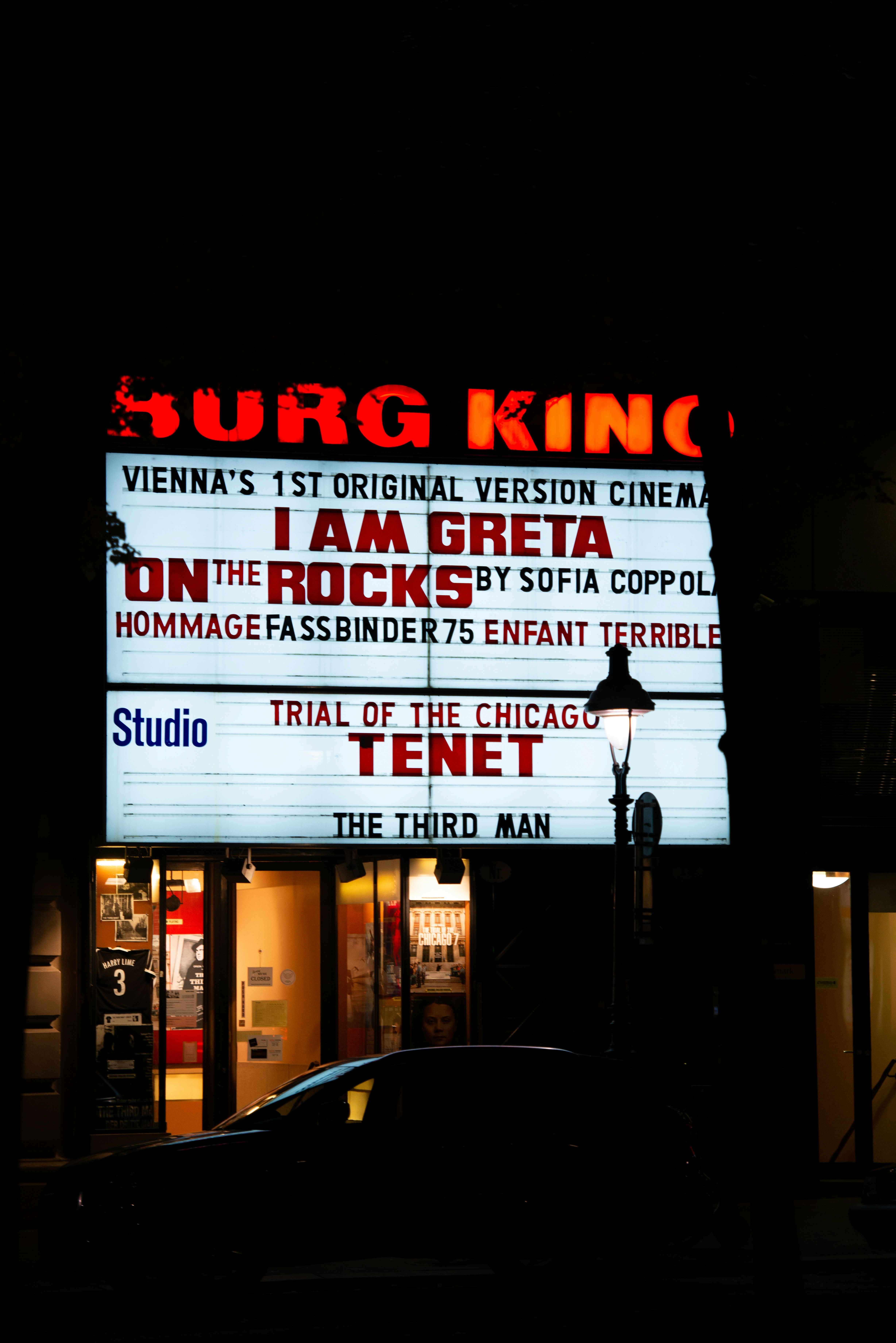 A neon sign is lit up in the dark photo – Free Vienna Image on Unsplash