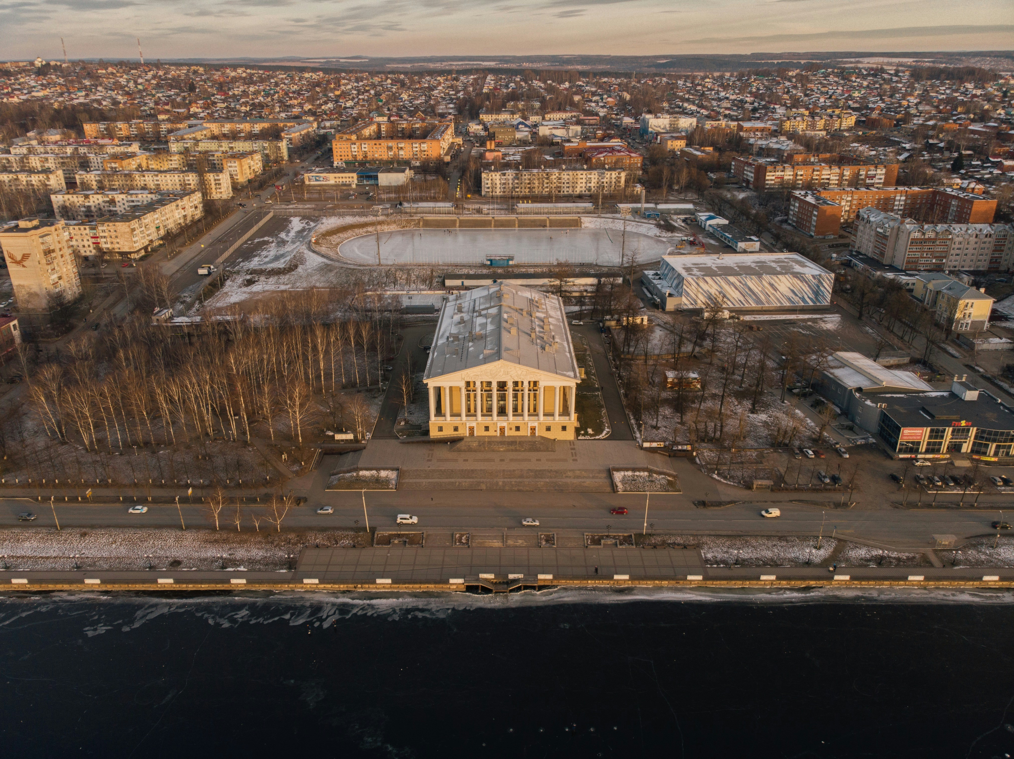 Coastal City Hall by the Waterfront