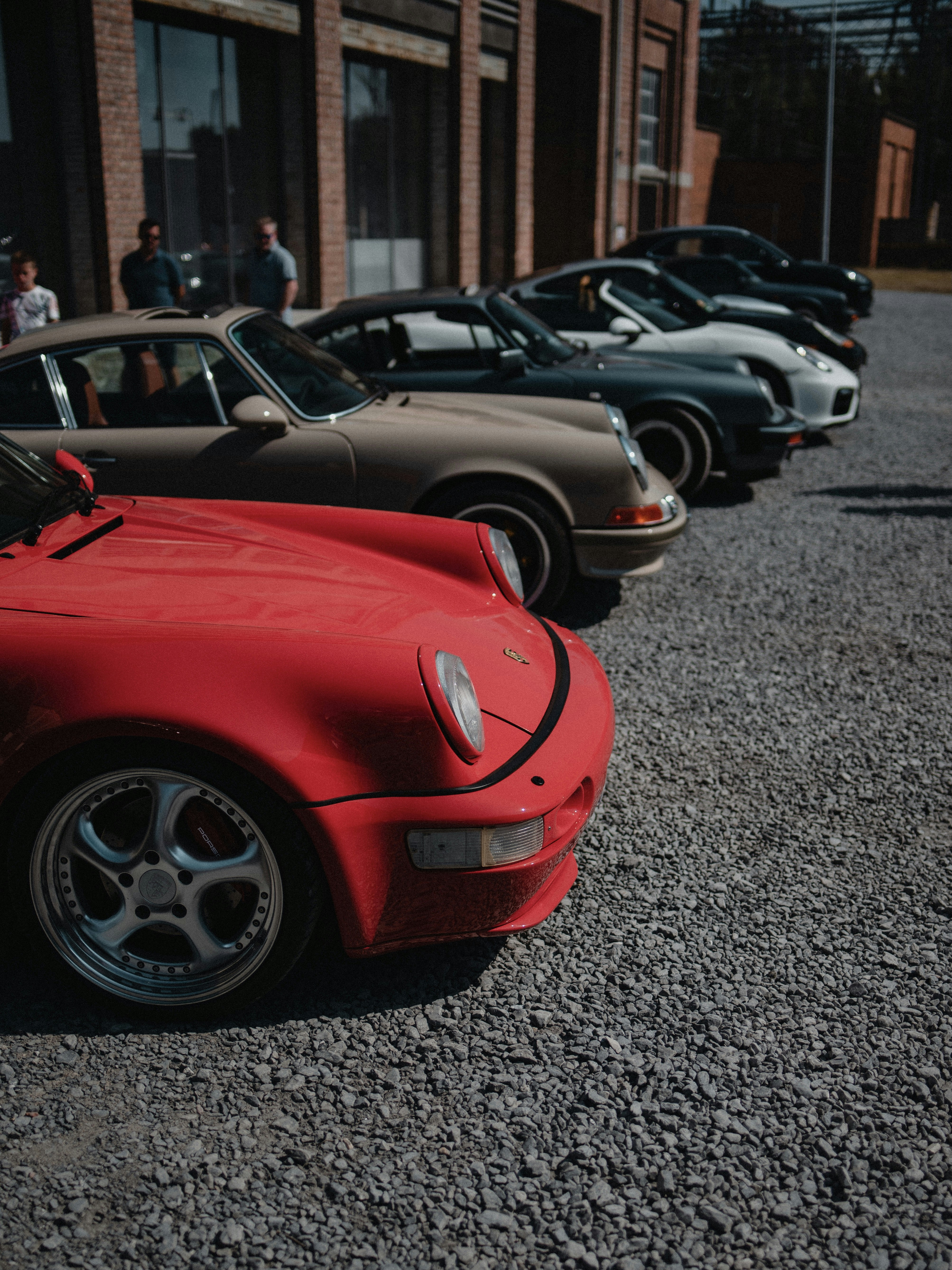 Red ferrari sports car parked on parking lot during daytime photo ...
