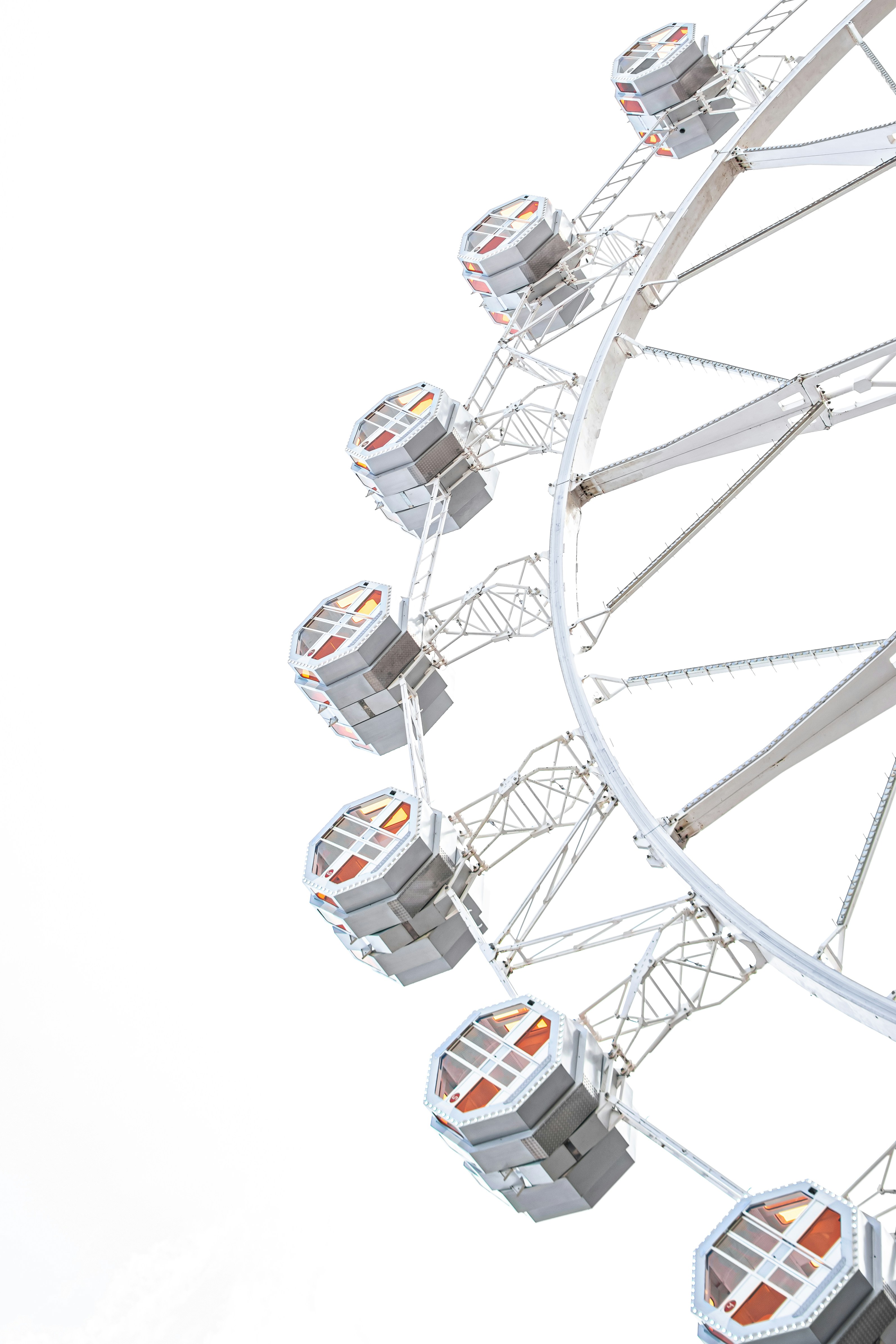 Edge of Light: A Diagonal Ferris Wheel Slice