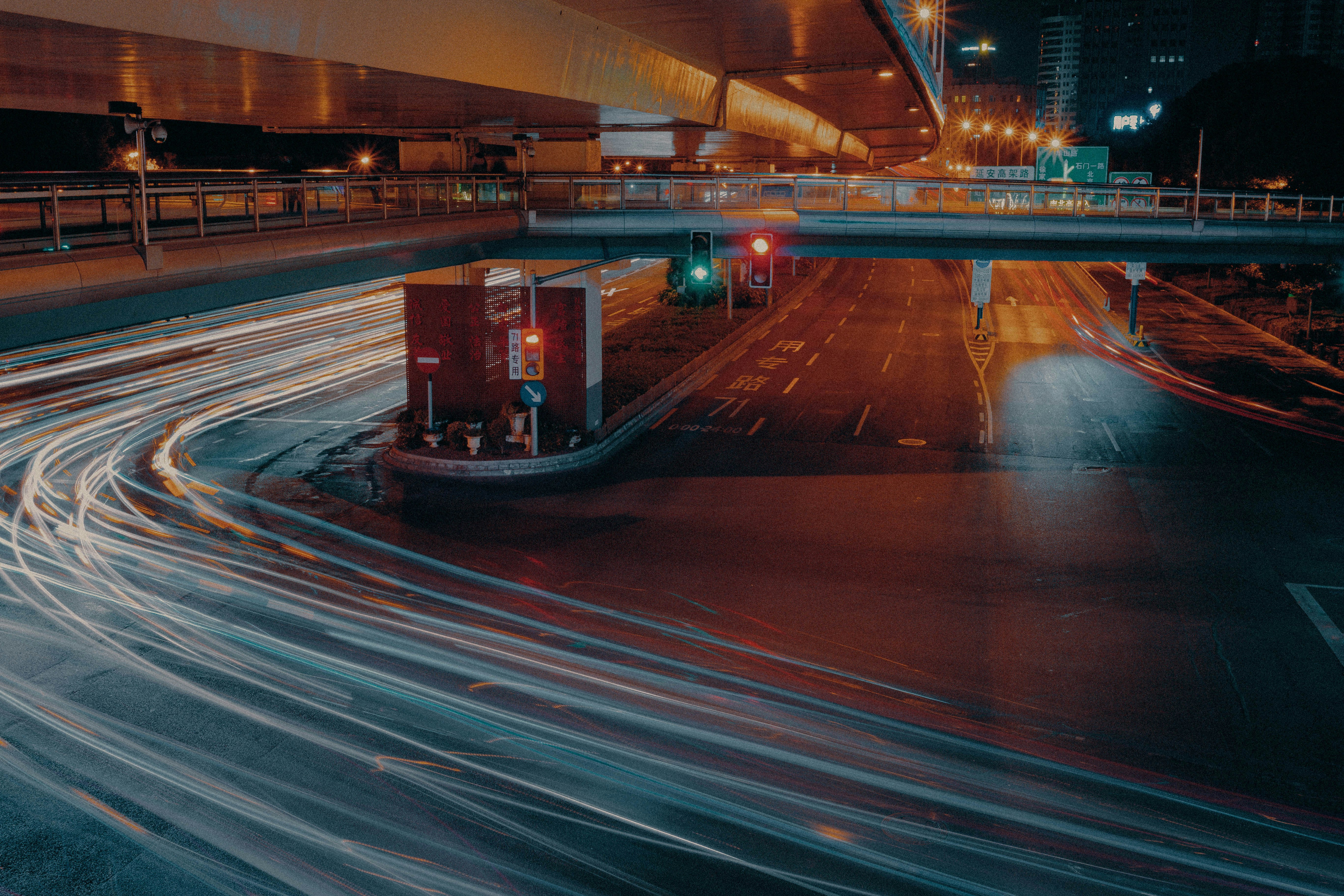 Time lapse photography of cars on road during night time photo – Free ...
