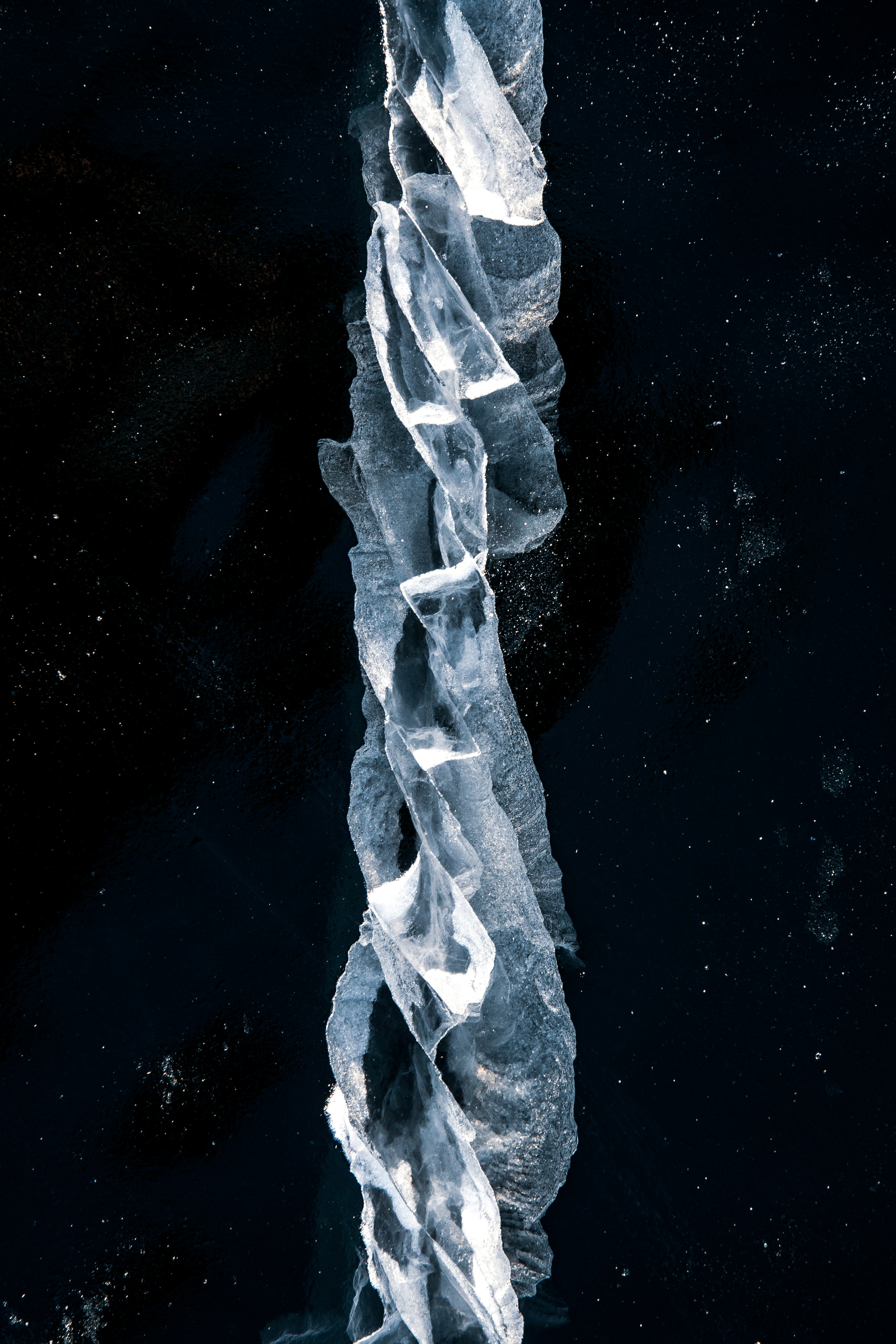 Ice on the Lake Turgoyak