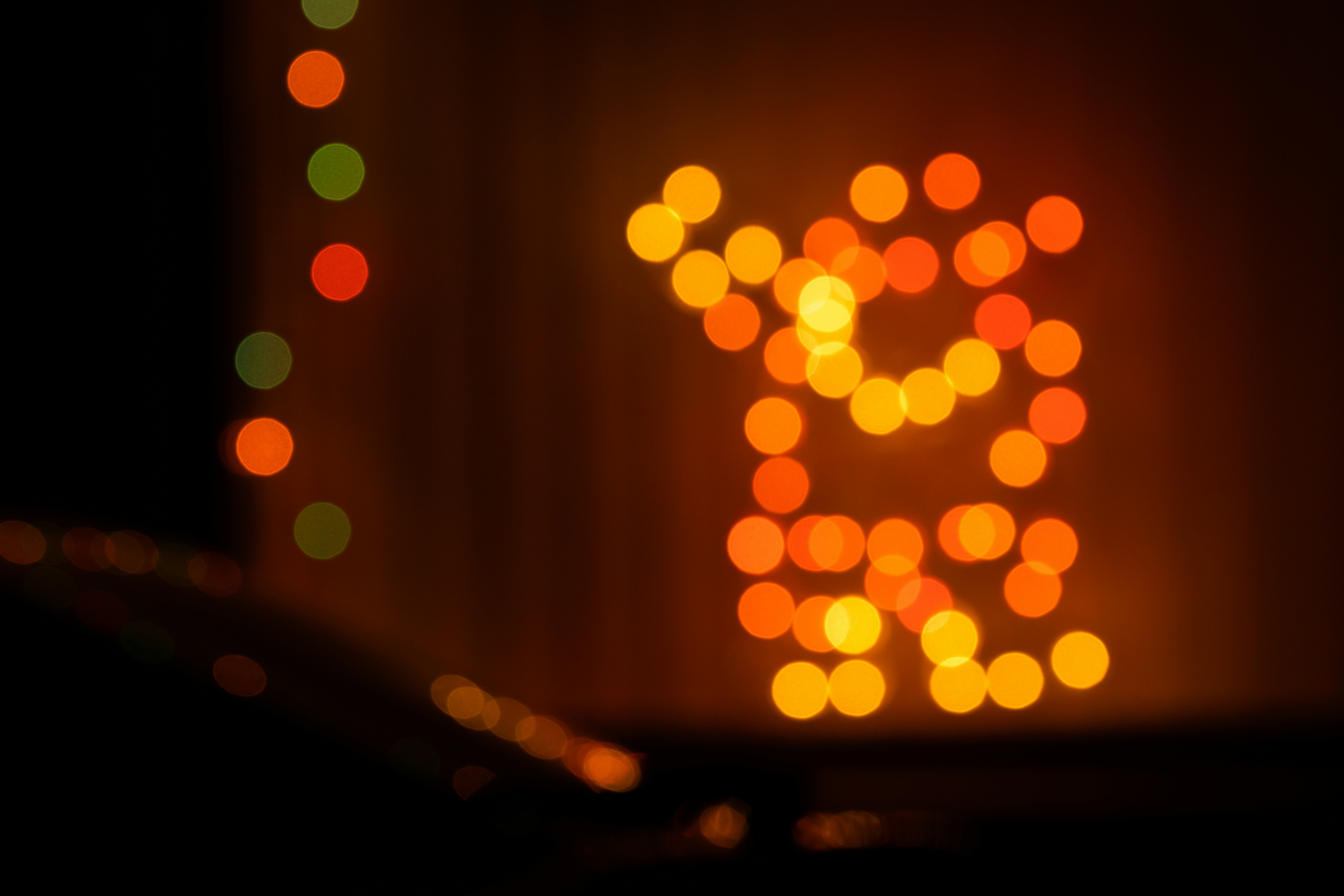 Bokeh Signal Bloom: Neon Night Sign in Soft Focus