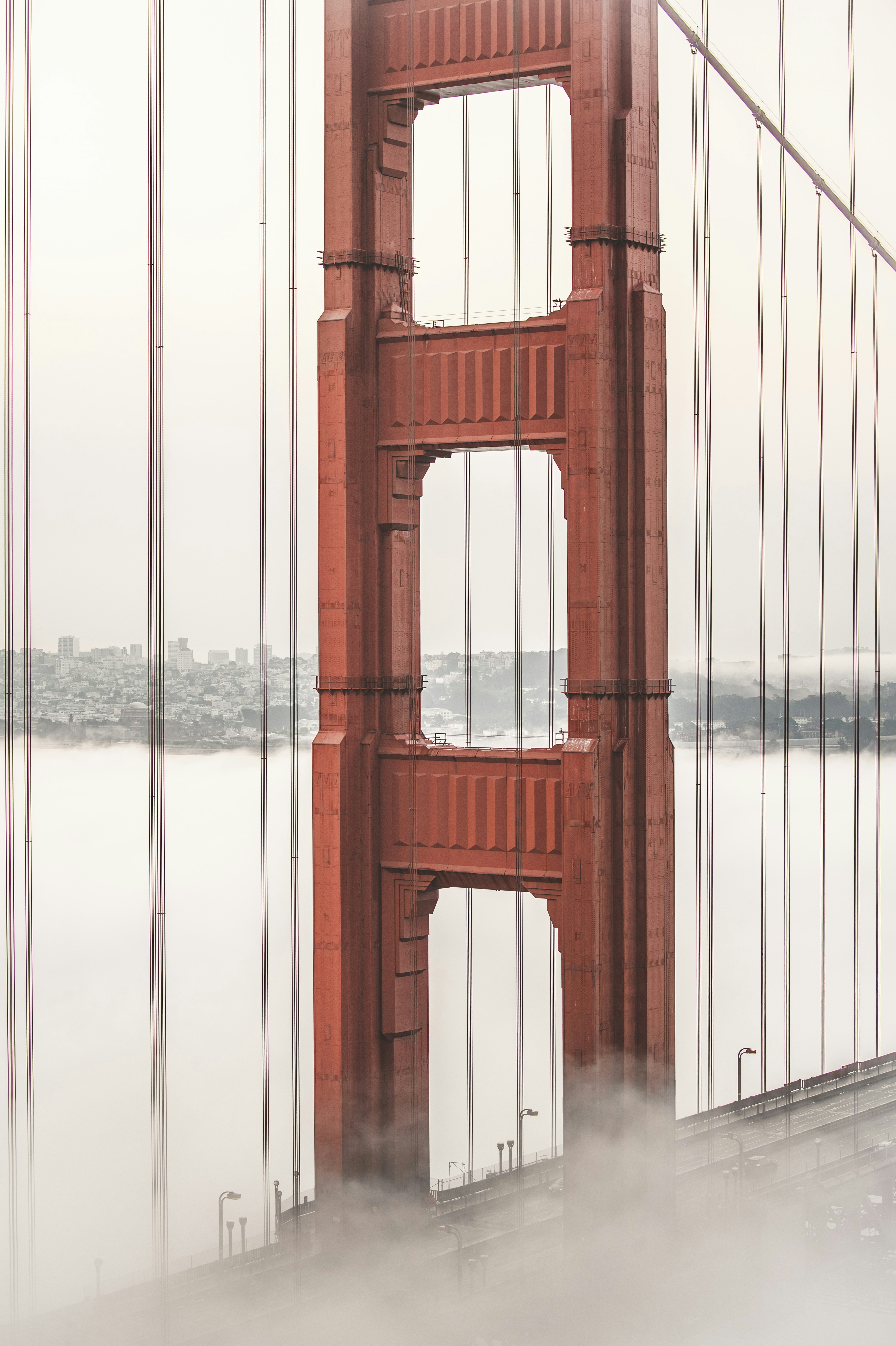 Red bridge over body of water during daytime photo – Free Golden gate ...