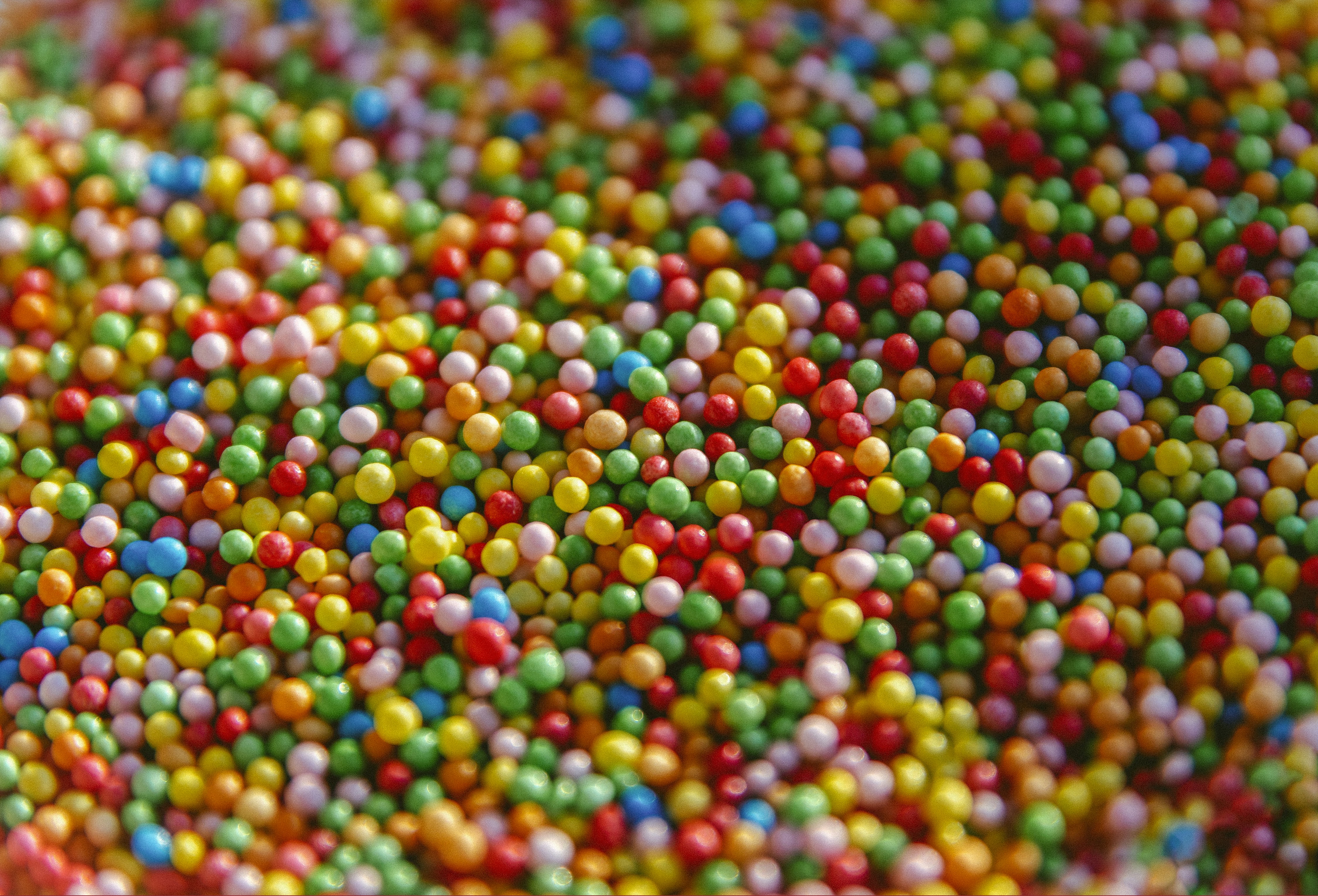 Multi colored round beads on white surface photo – Free Пасха Image on ...
