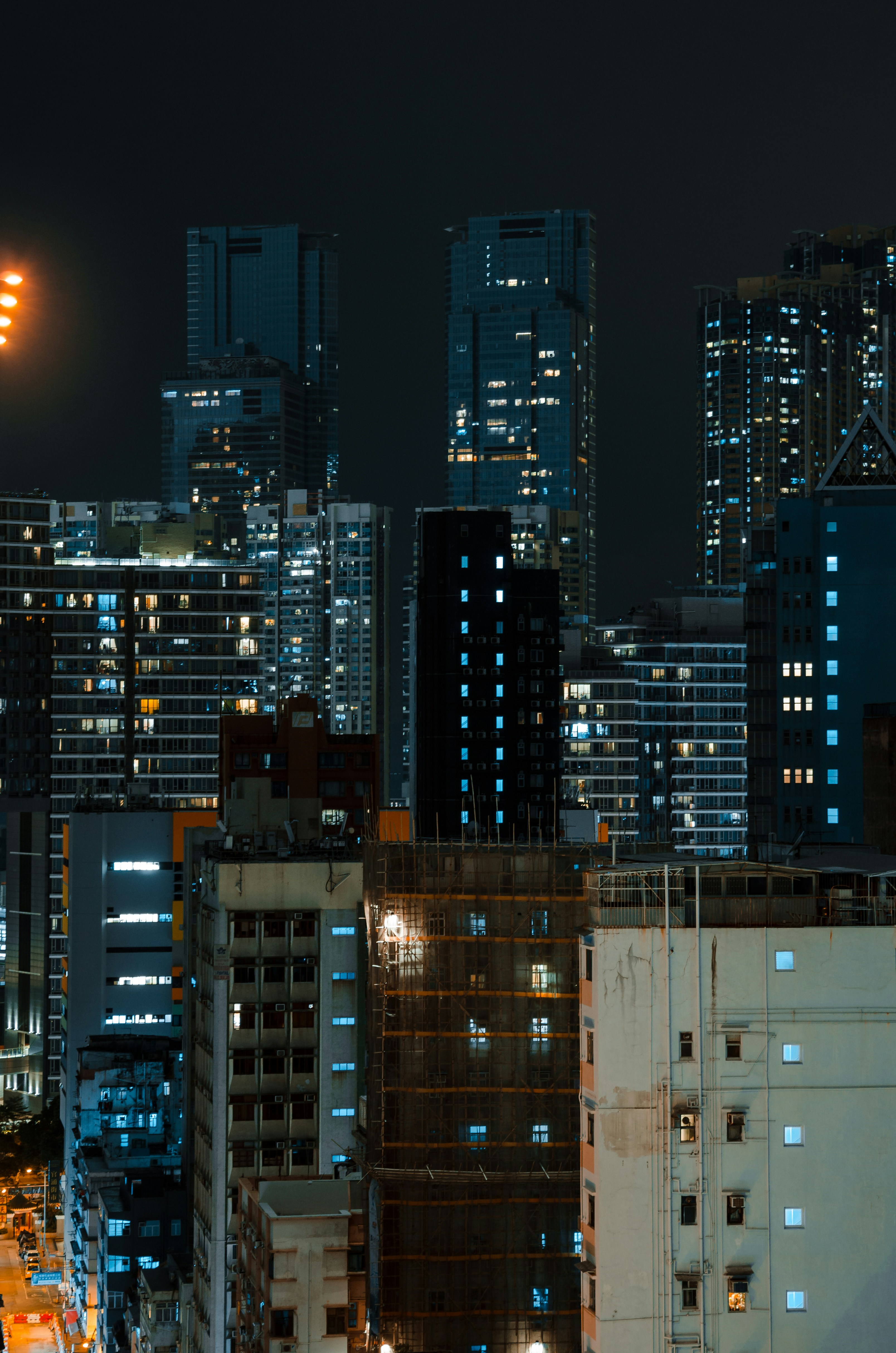 High rise buildings during night time photo – Free Hong kong Image on ...