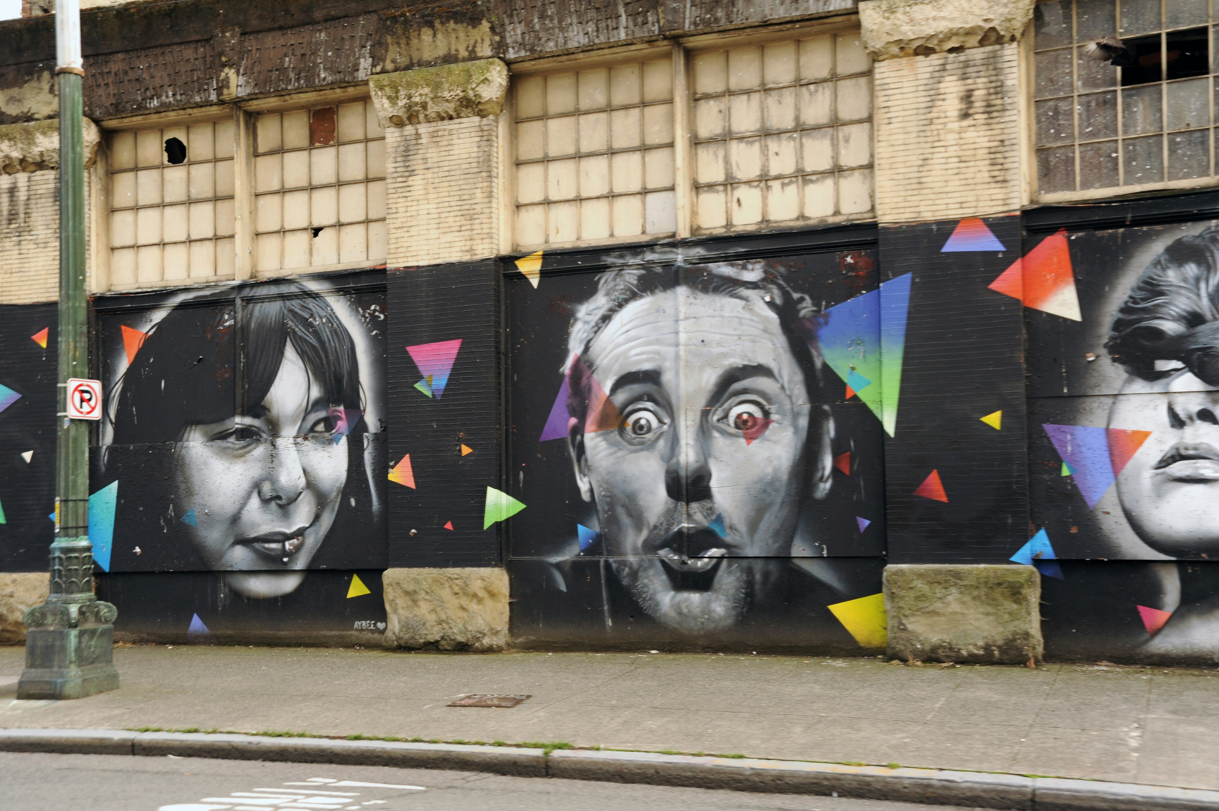 Graffiti visage humain noir et blanc photo – Photo Washington Gratuite ...