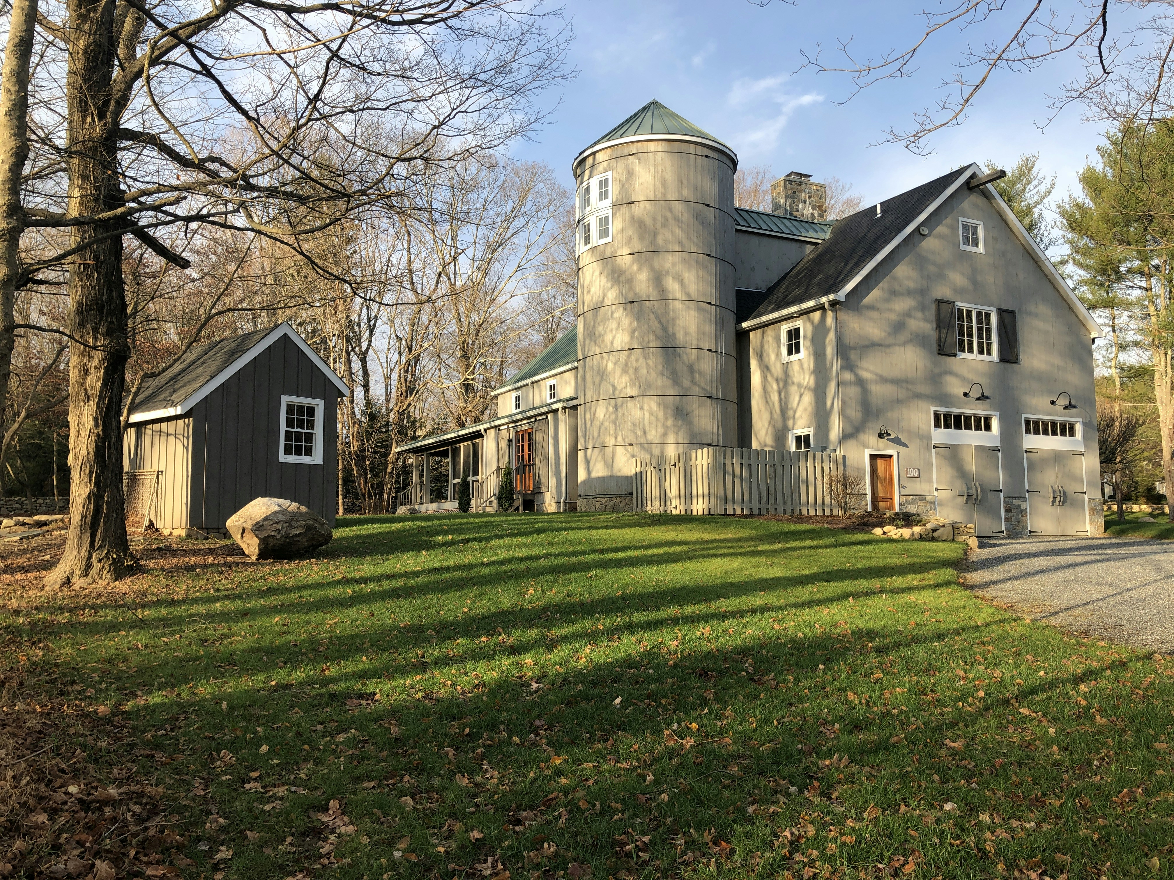 Autumn Serenity at the Stone Barn