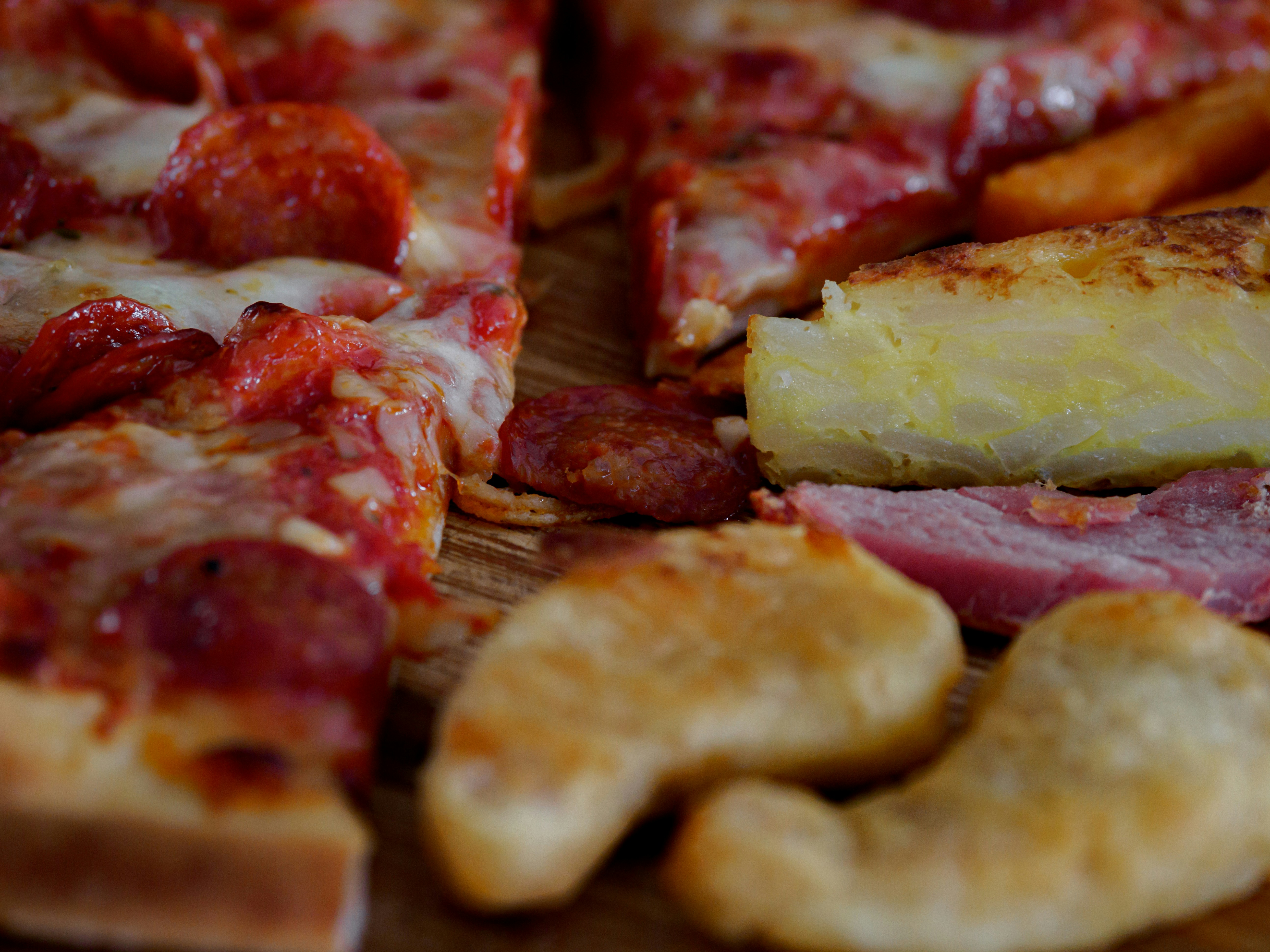 Cheesy Corner: A Rustic Pizza Moment